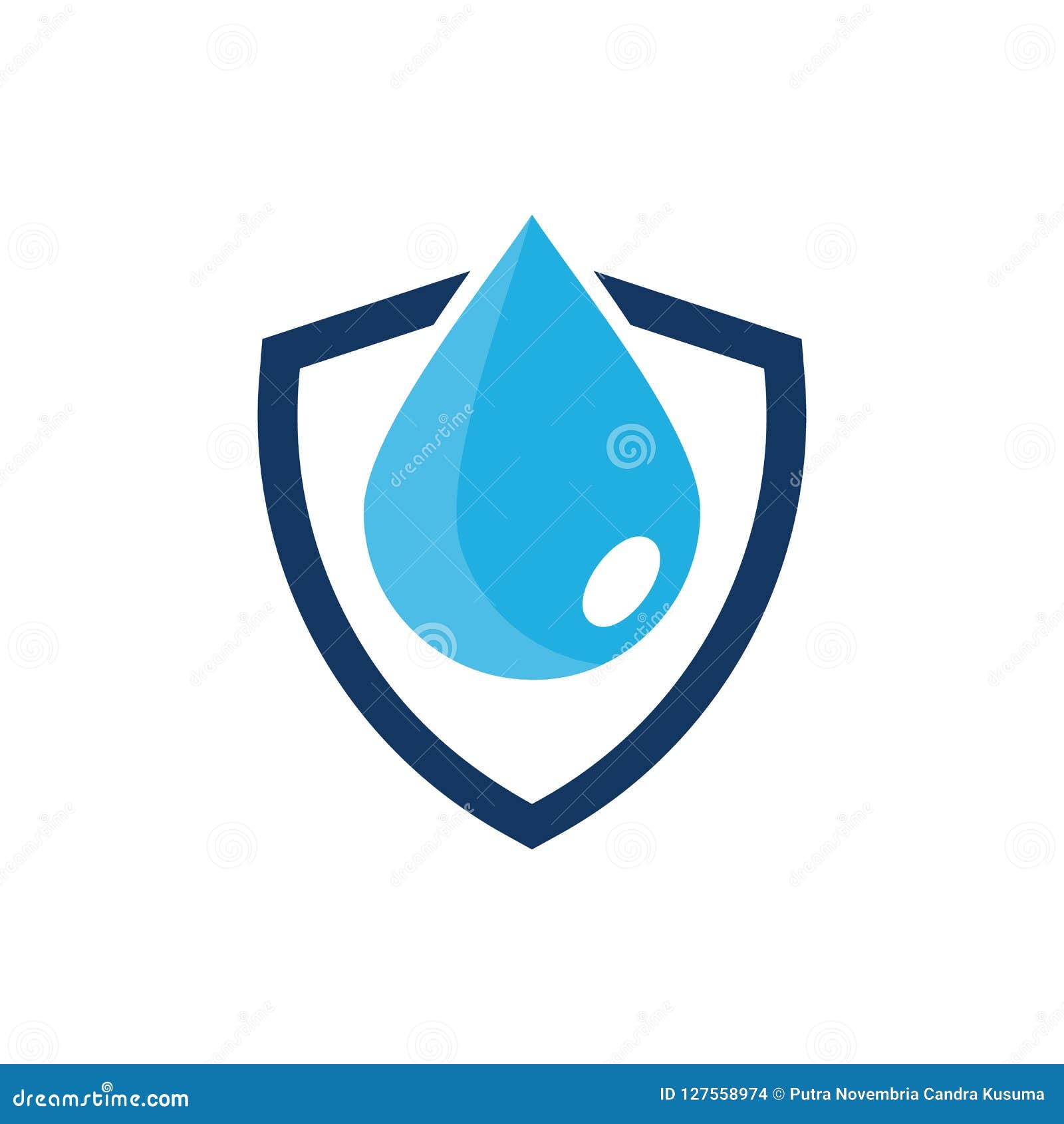 Water Shield Logo Icon Design Stock Vector - Illustration of crest ...