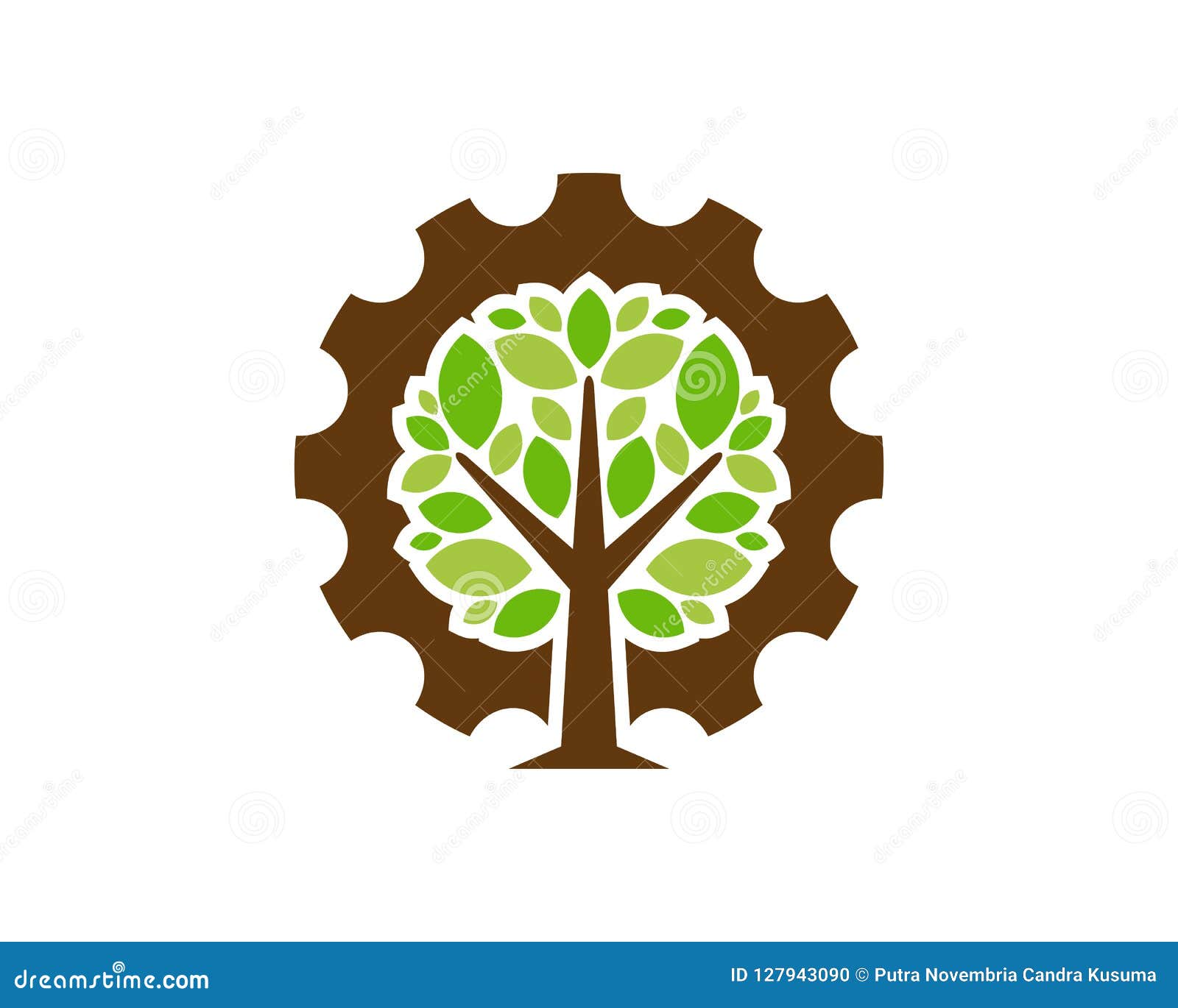 Wheel Tree Logo Icon Design Stock Vector - Illustration of ecology ...