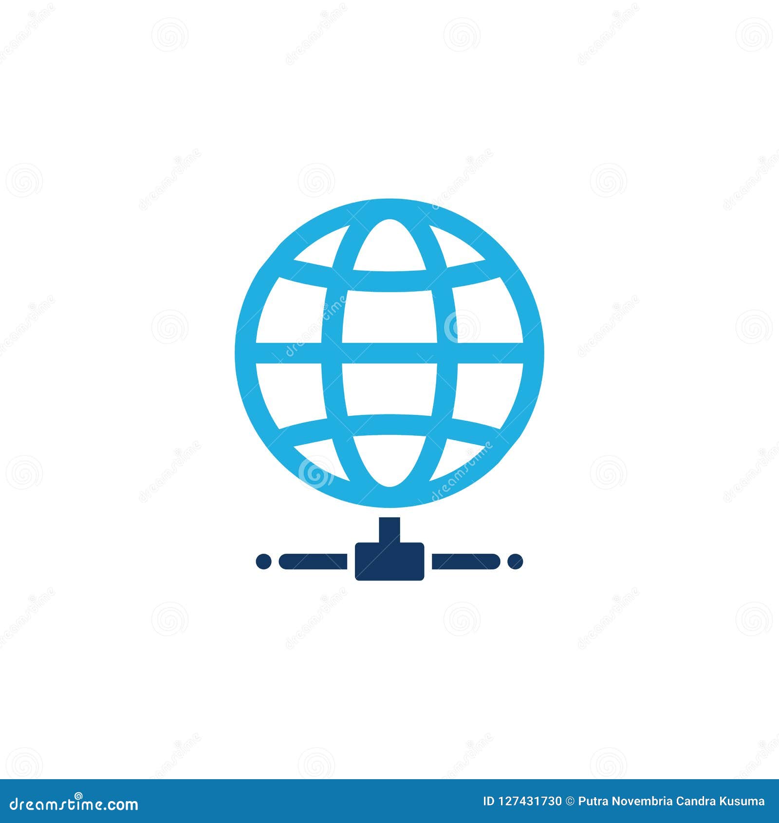 World Server Logo Icon Design Stock Vector - Illustration of globe ...