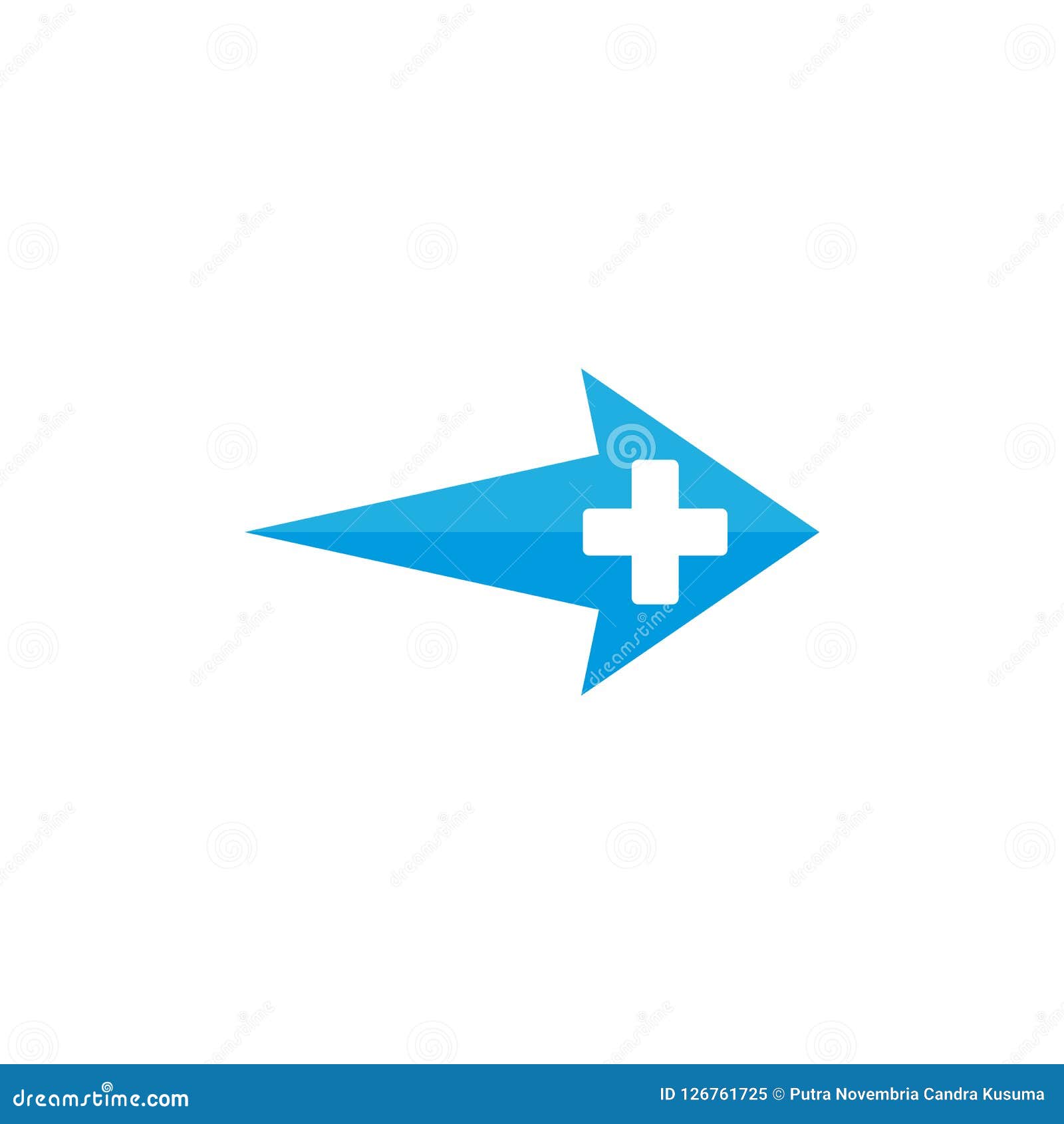 Arrow Medical Logo Icon Design Stock Vector - Illustration of modern ...