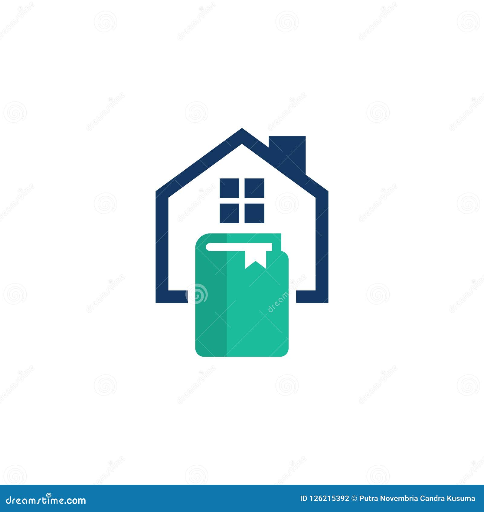 Book House Logo Icon Design Stock Vector - Illustration of graphic ...