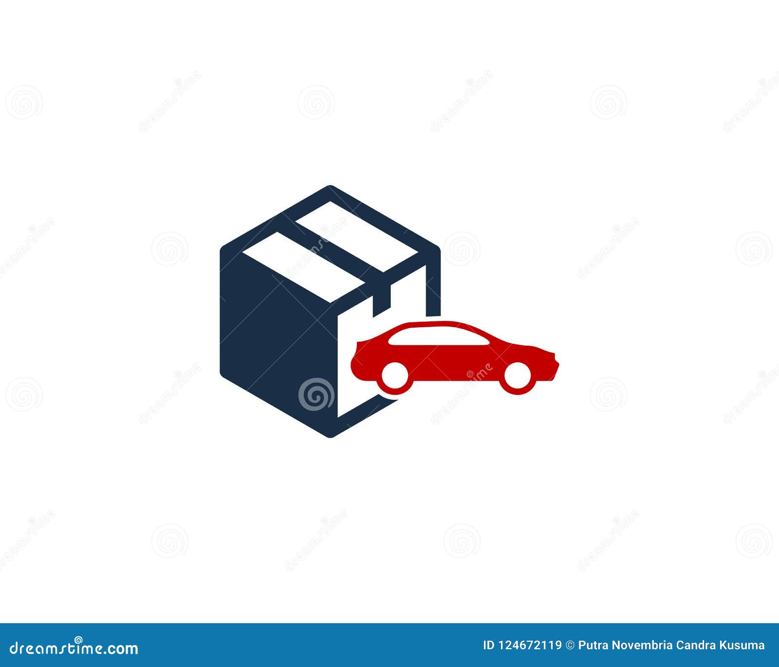 Car Box Logo Icon Design stock vector. Illustration of abstract - 124672119