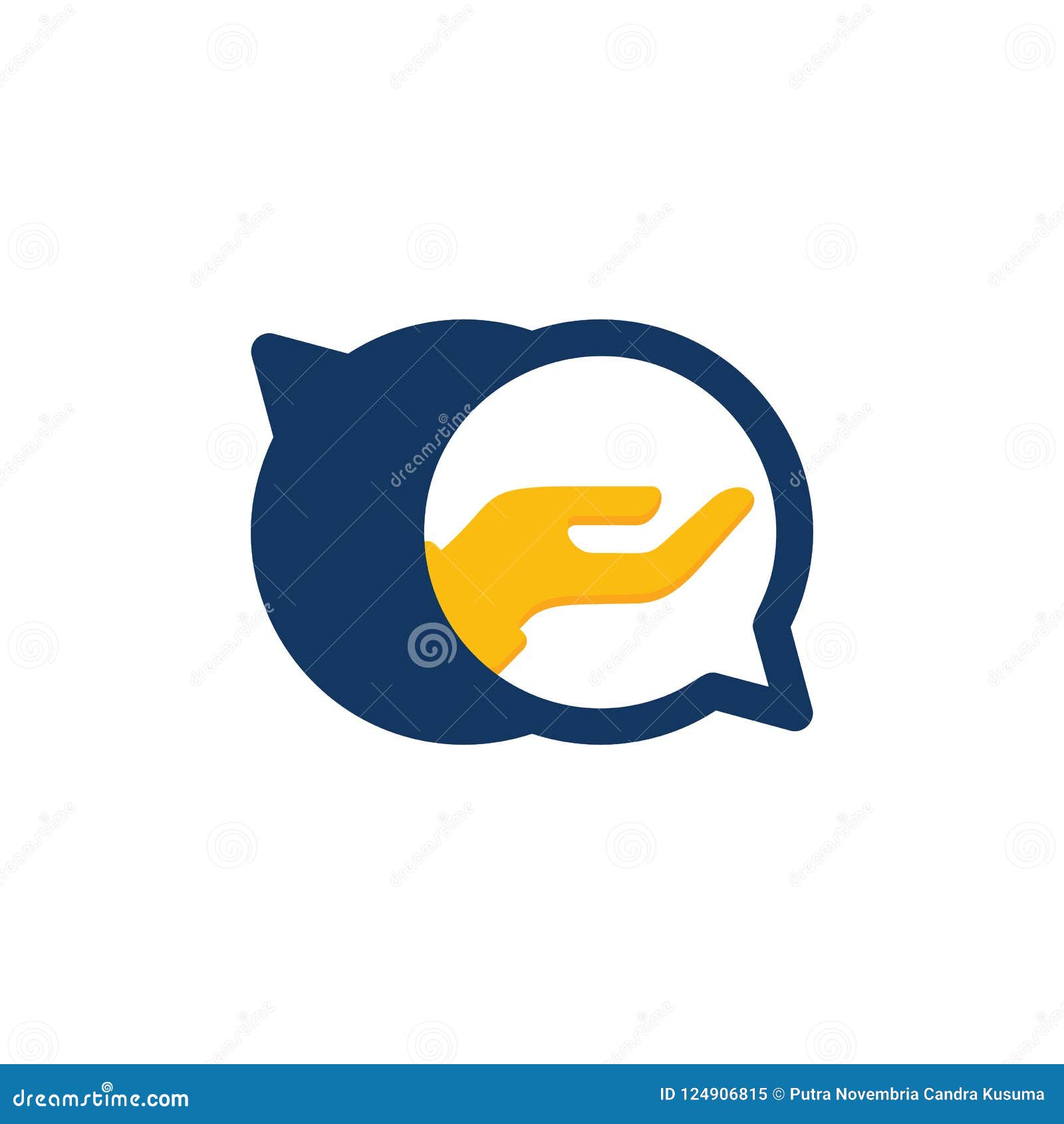 Care Chat Logo Icon Design stock vector. Illustration of idea - 124906815