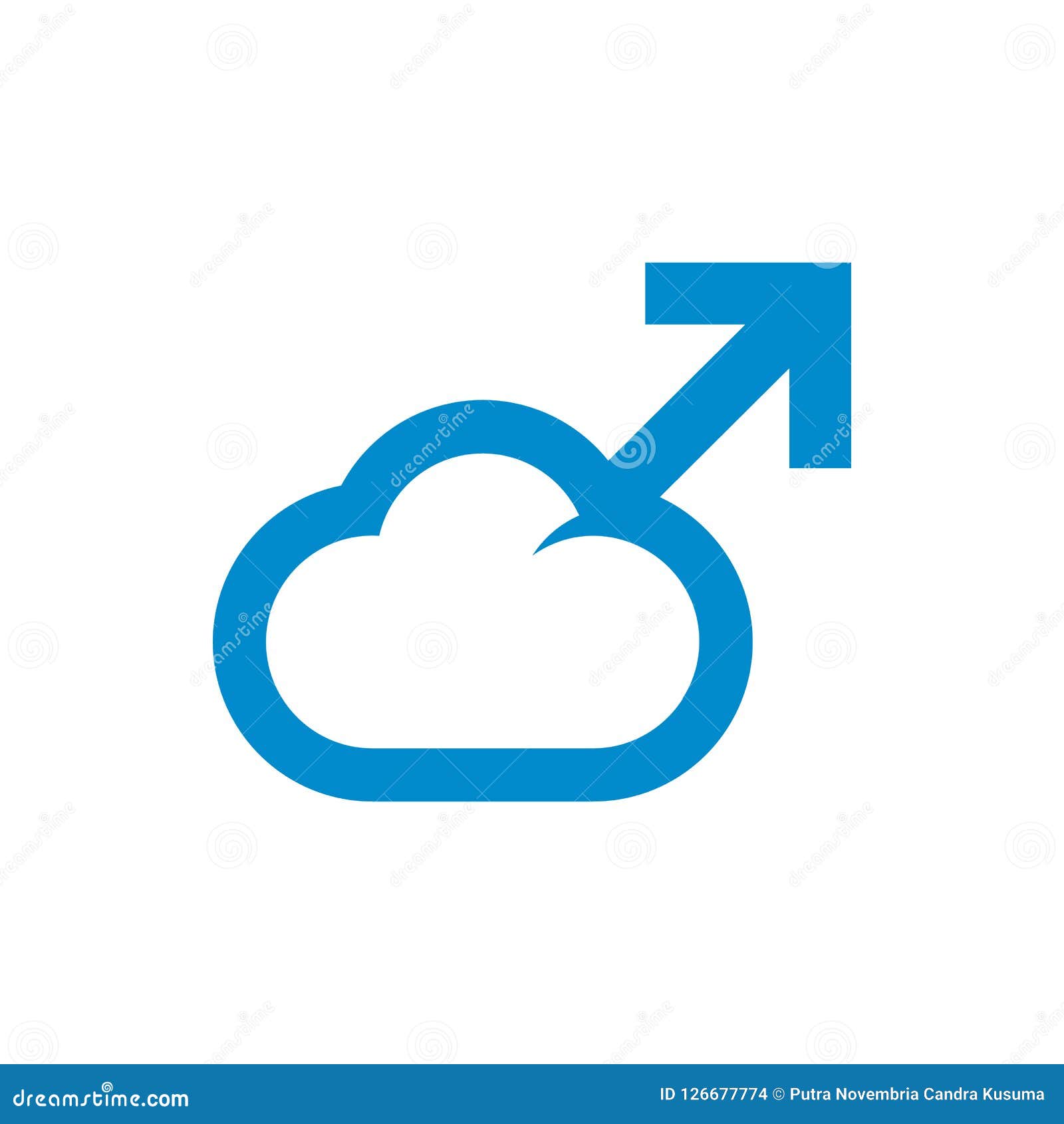 Cloud Male Man Logo Icon Design Stock Vector - Illustration of business ...