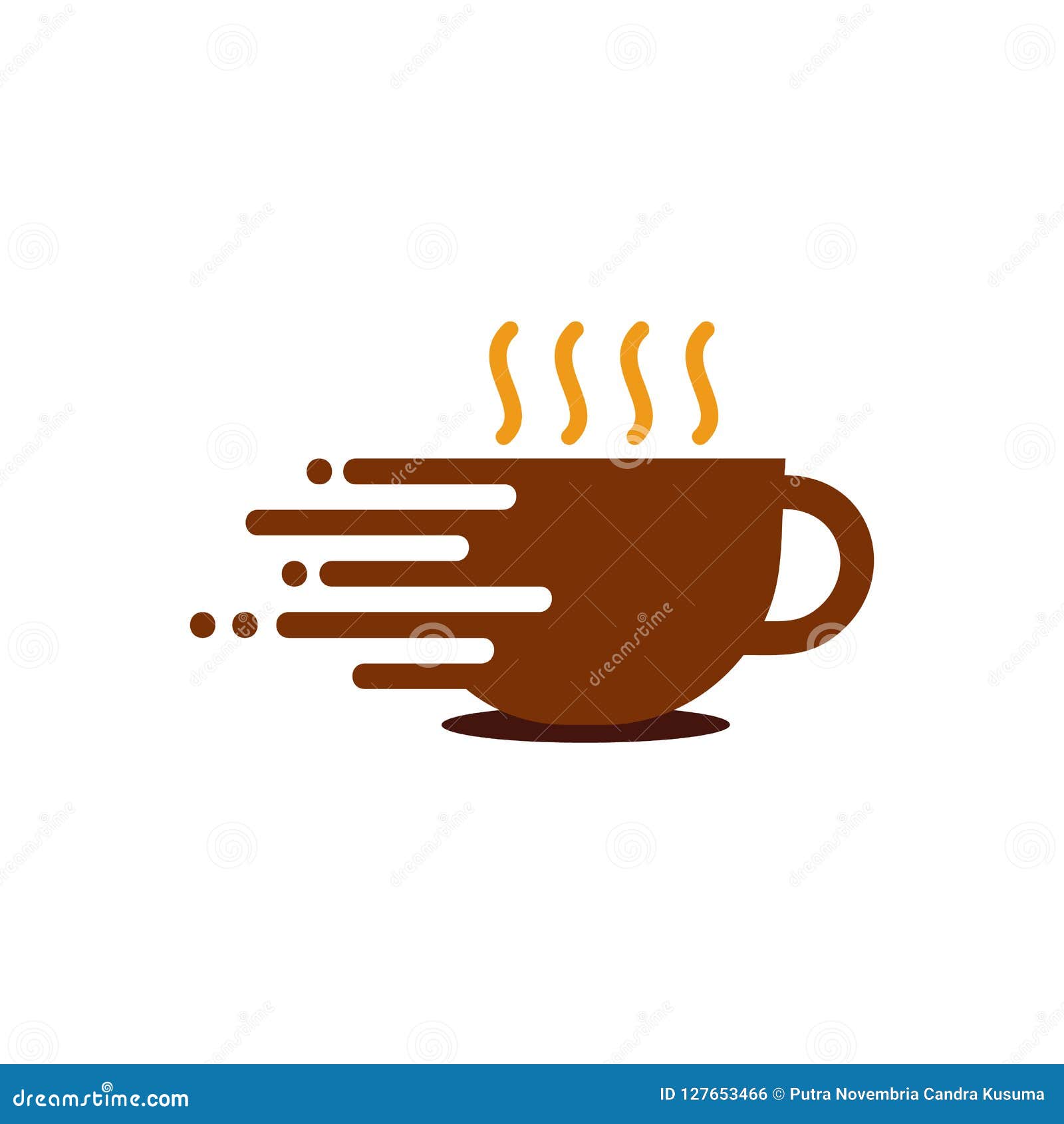 Coffee Speed Logo Icon Design Stock Vector - Illustration of coffee ...