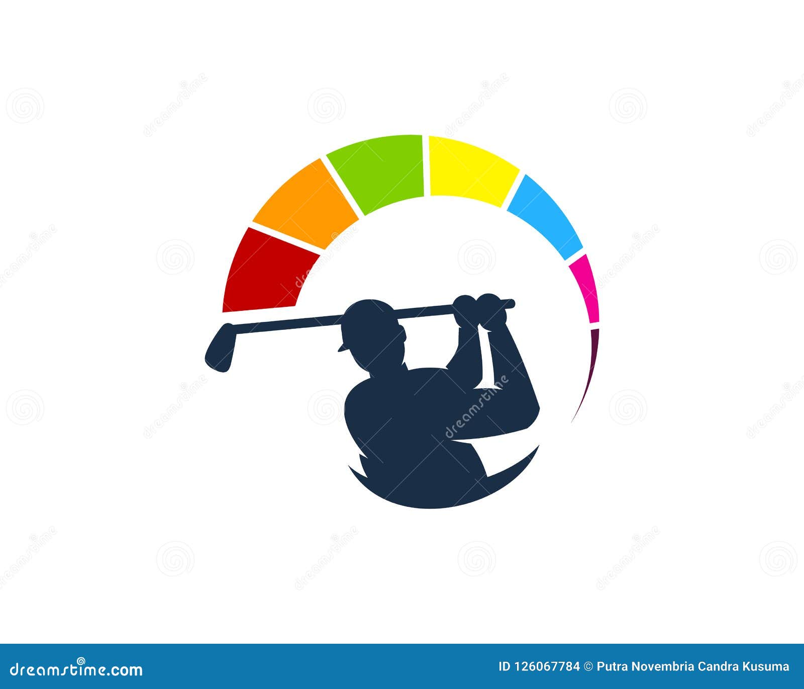 Color Golf Logo Icon Design Stock Vector - Illustration of golf ...