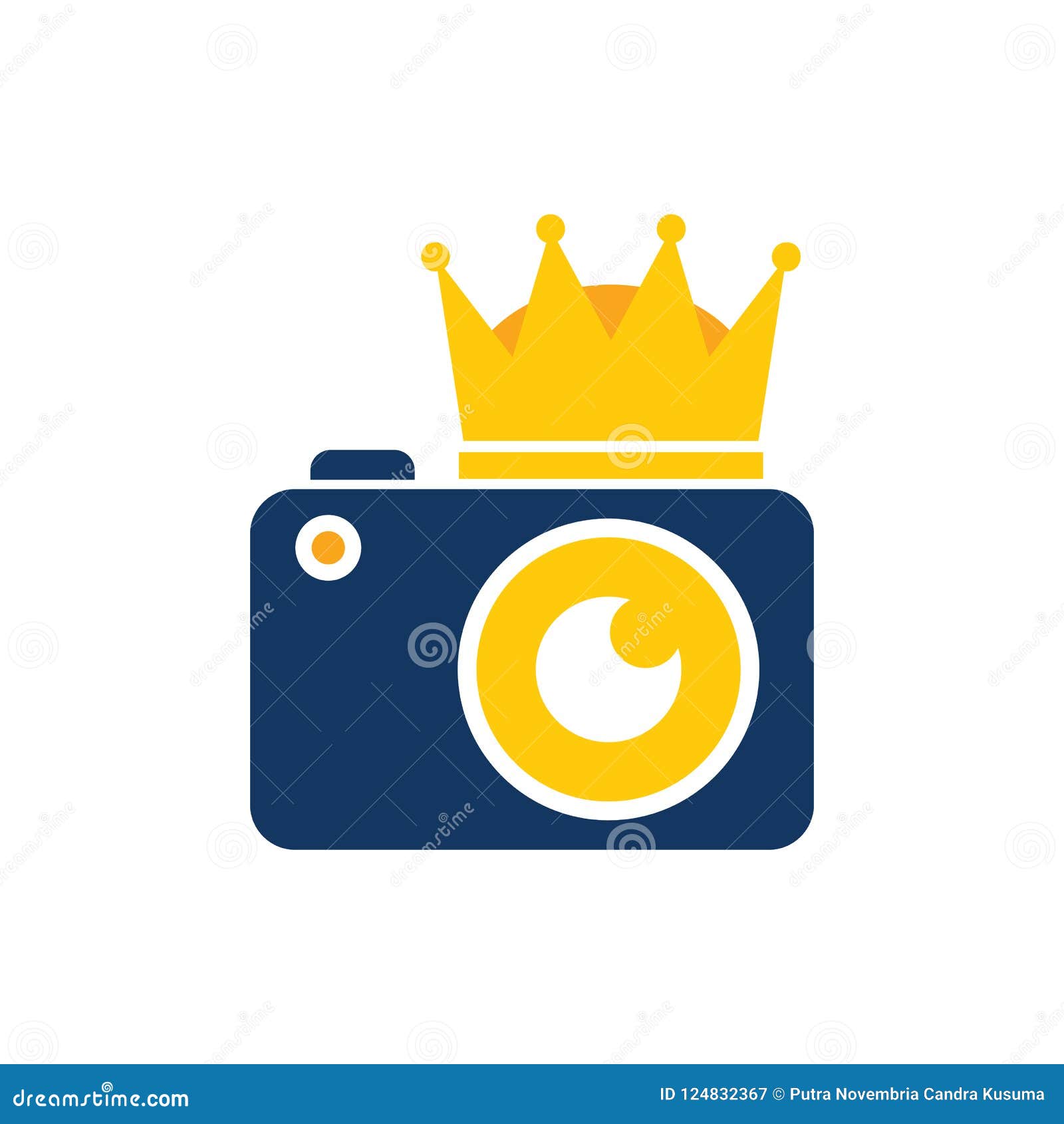 Crown Camera Logo Icon Design Stock Vector - Illustration of icon ...