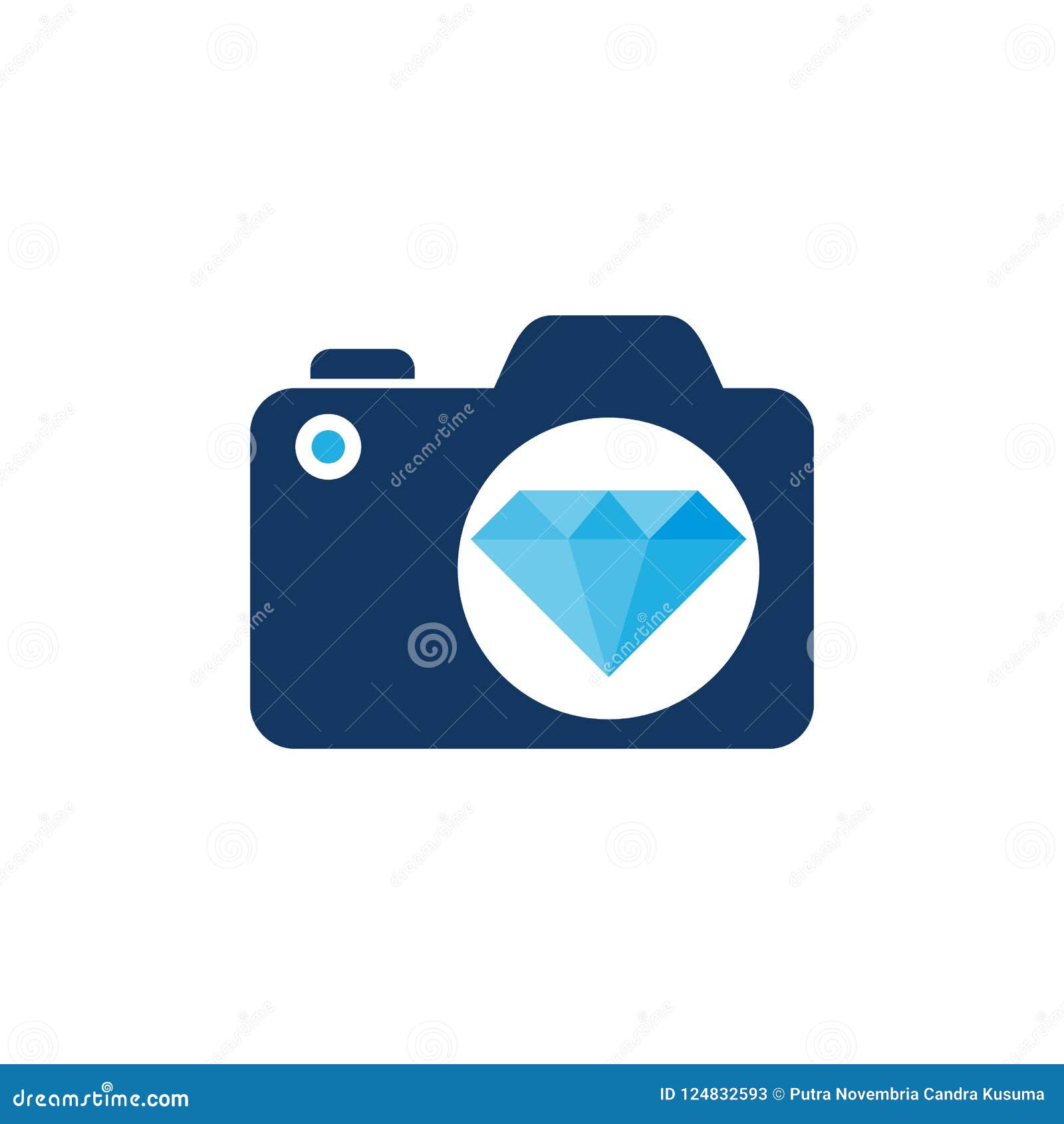 Diamond Camera Logo Icon Design Stock Vector - Illustration of gemstone ...