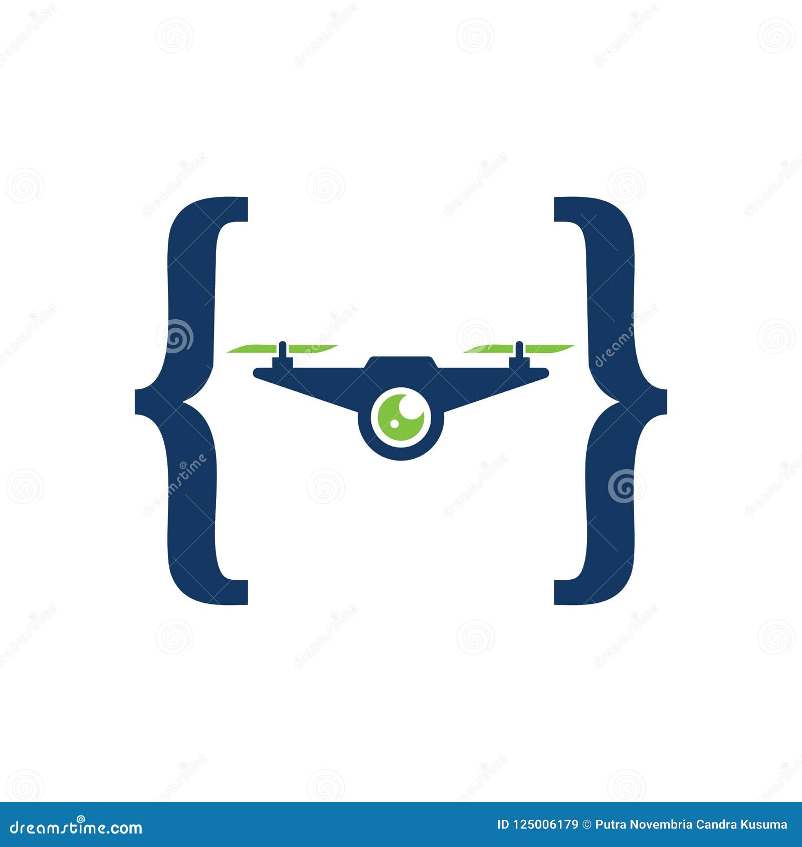 Drone Code Logo Icon Design Stock Vector - Illustration of digital ...