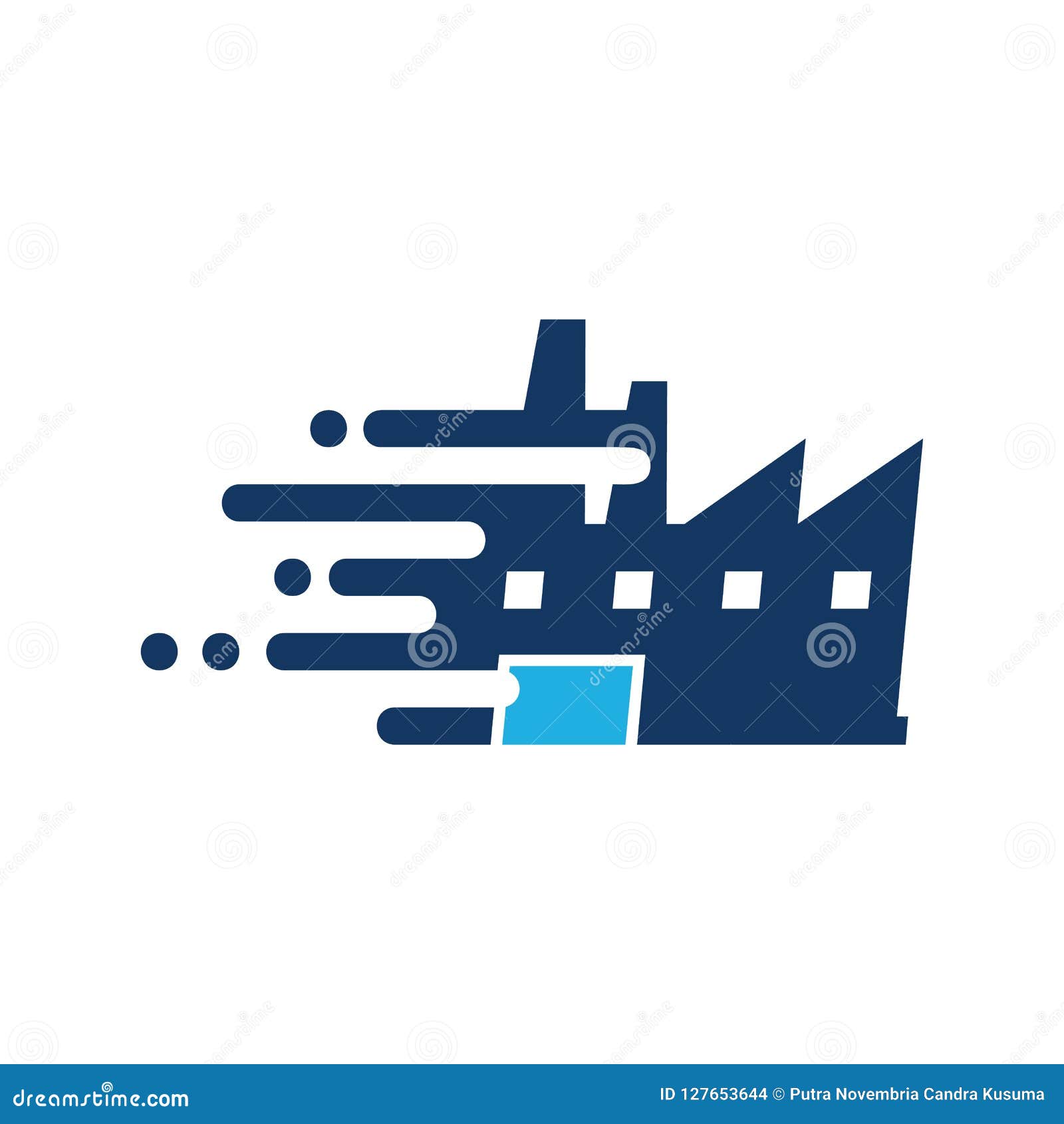 Factory Speed Logo Icon Design Stock Vector - Illustration of ...