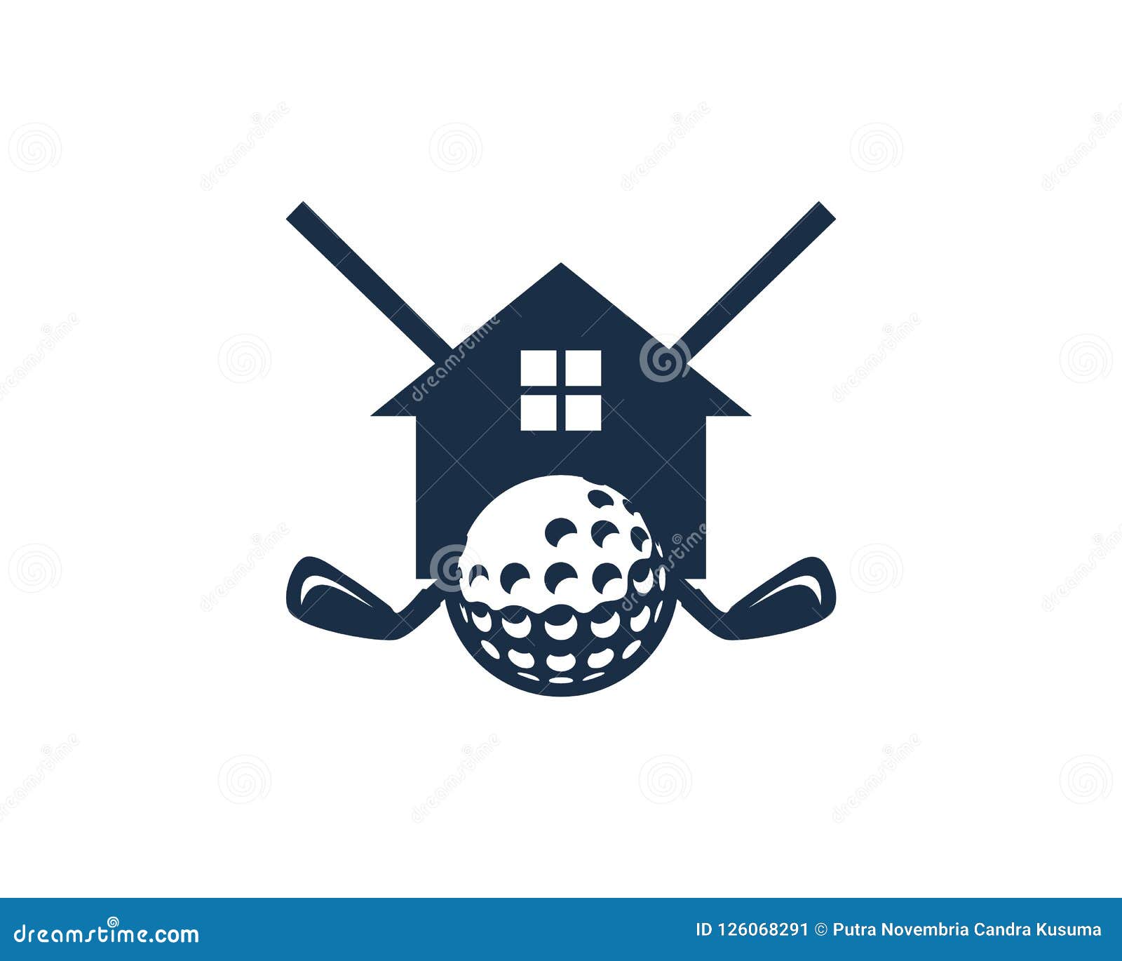 House Golf Logo Icon Design Stock Vector - Illustration of element ...
