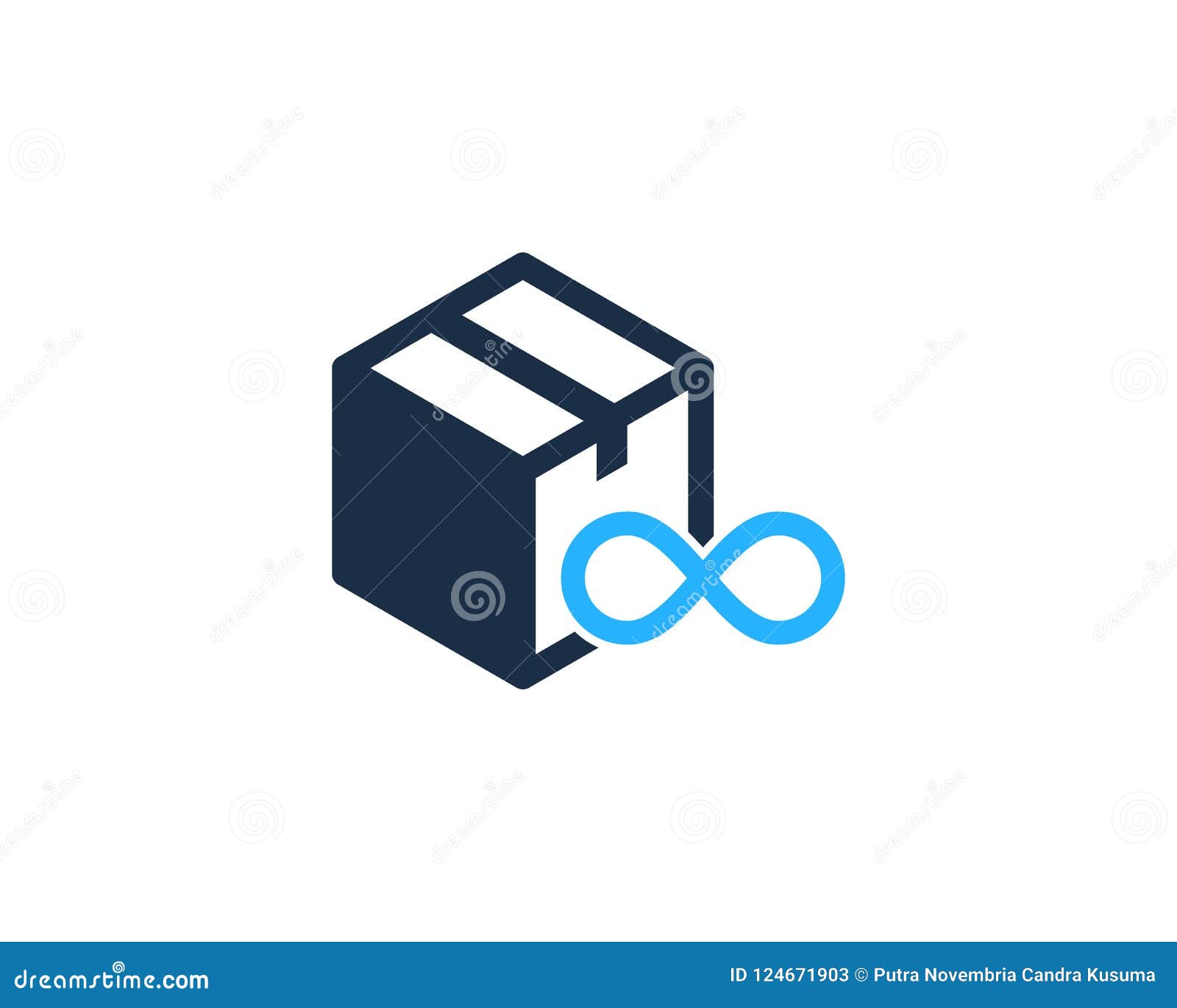 Infinity Box Logo Icon Design Stock Vector - Illustration of element ...