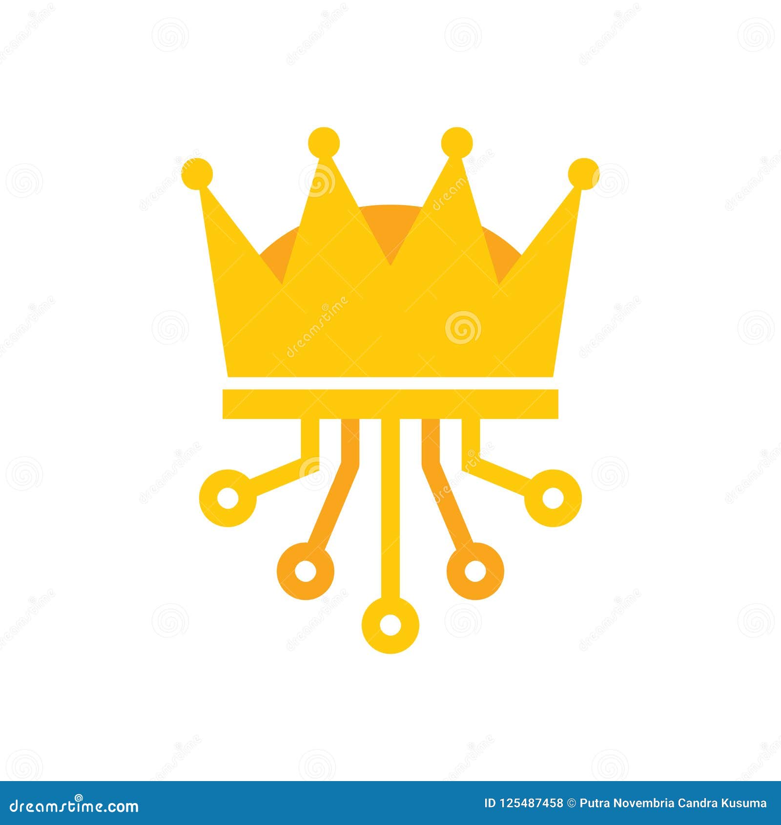 King Digital Logo Icon Design Stock Vector - Illustration of icon ...