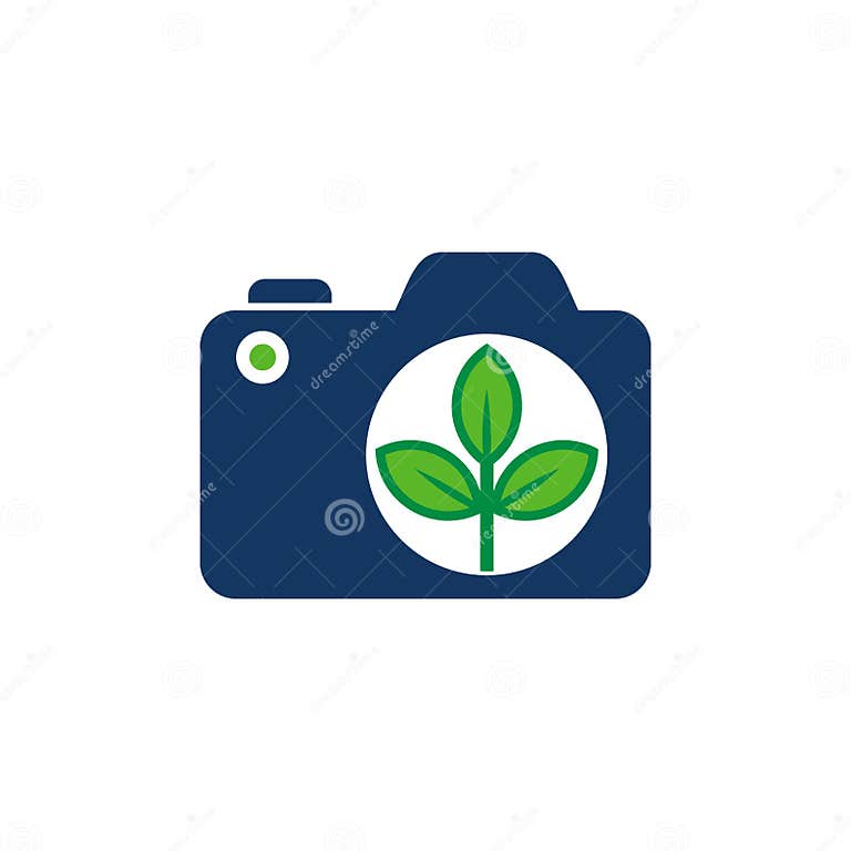 Leaf Camera Logo Icon Design Stock Vector - Illustration of logo ...