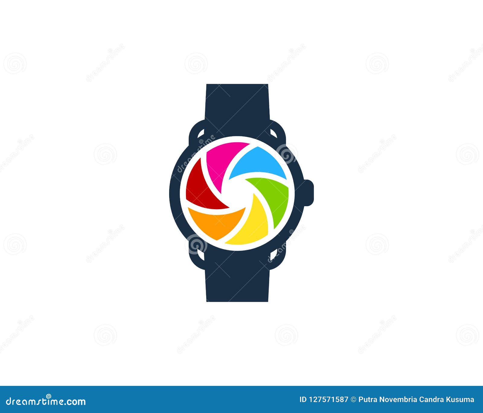 Lens Smart Watch Logo Icon Design Stock Vector - Illustration of ...