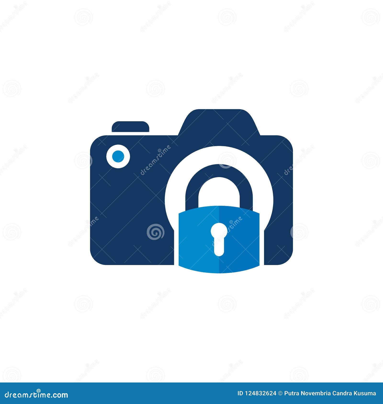 Lock Camera Logo Icon Design Stock Vector - Illustration of logo ...