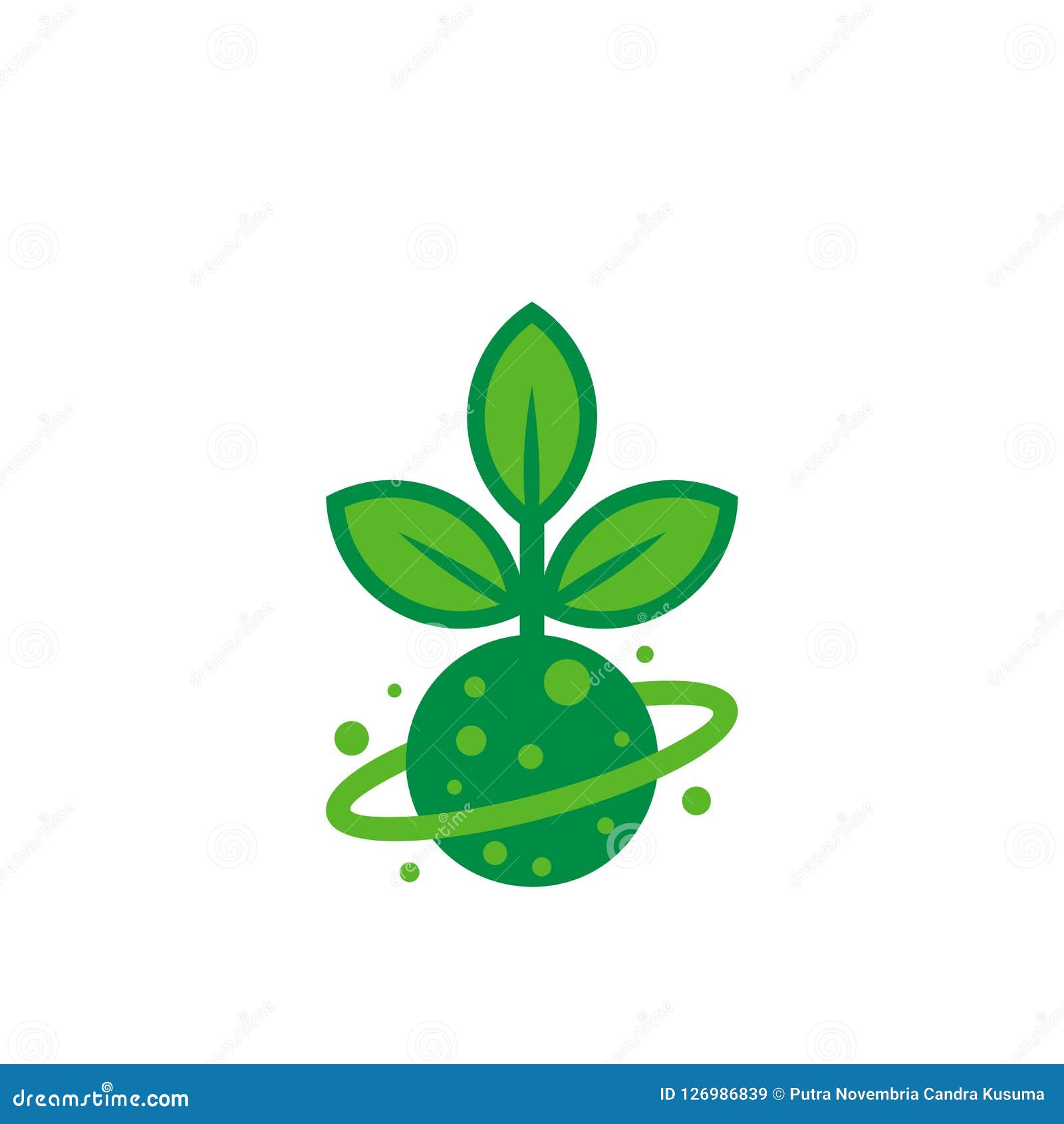 Planet Nature Logo Icon Design Stock Vector - Illustration of landscape ...