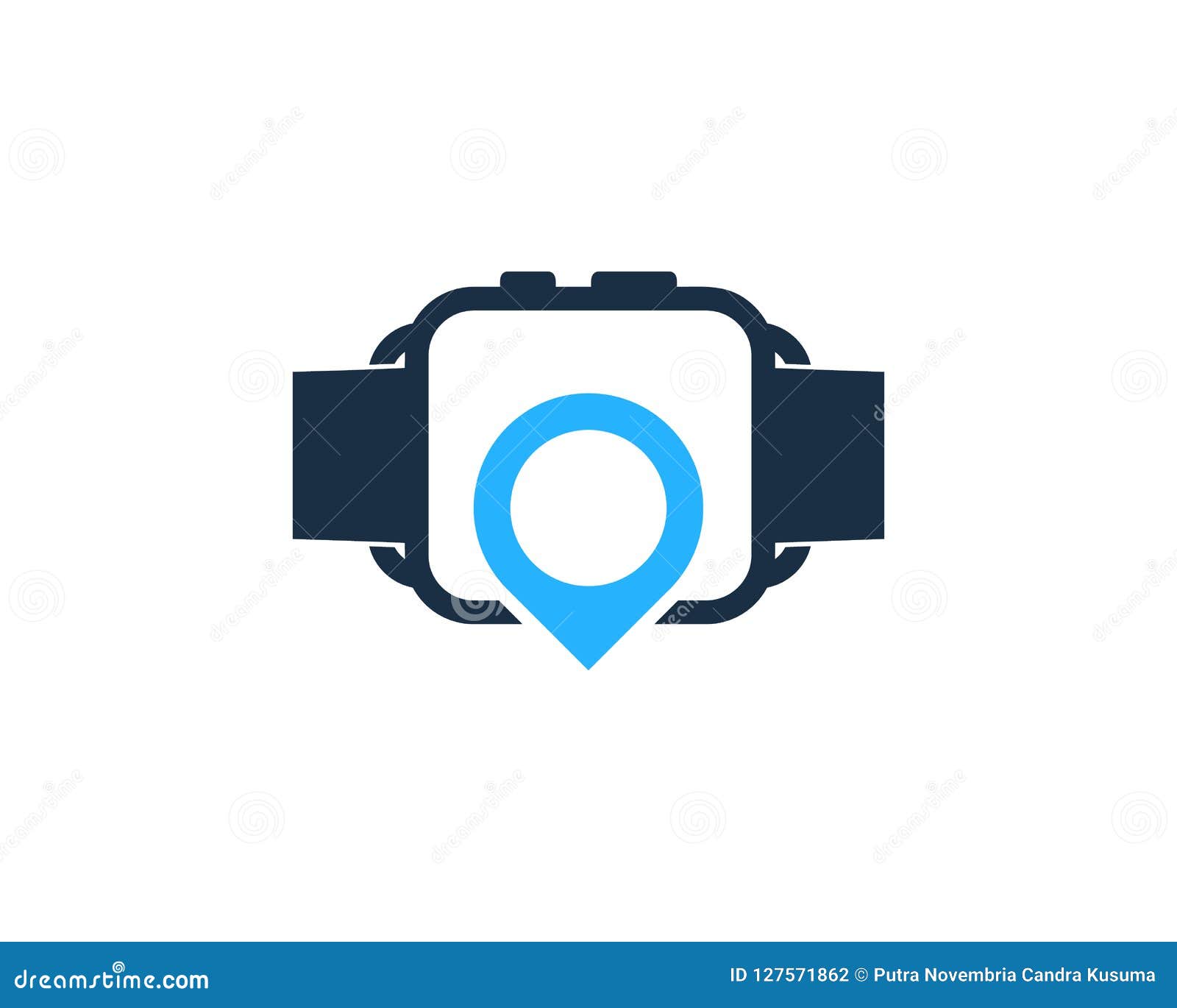 Point Smart Watch Logo Icon Design Stock Vector - Illustration of ...