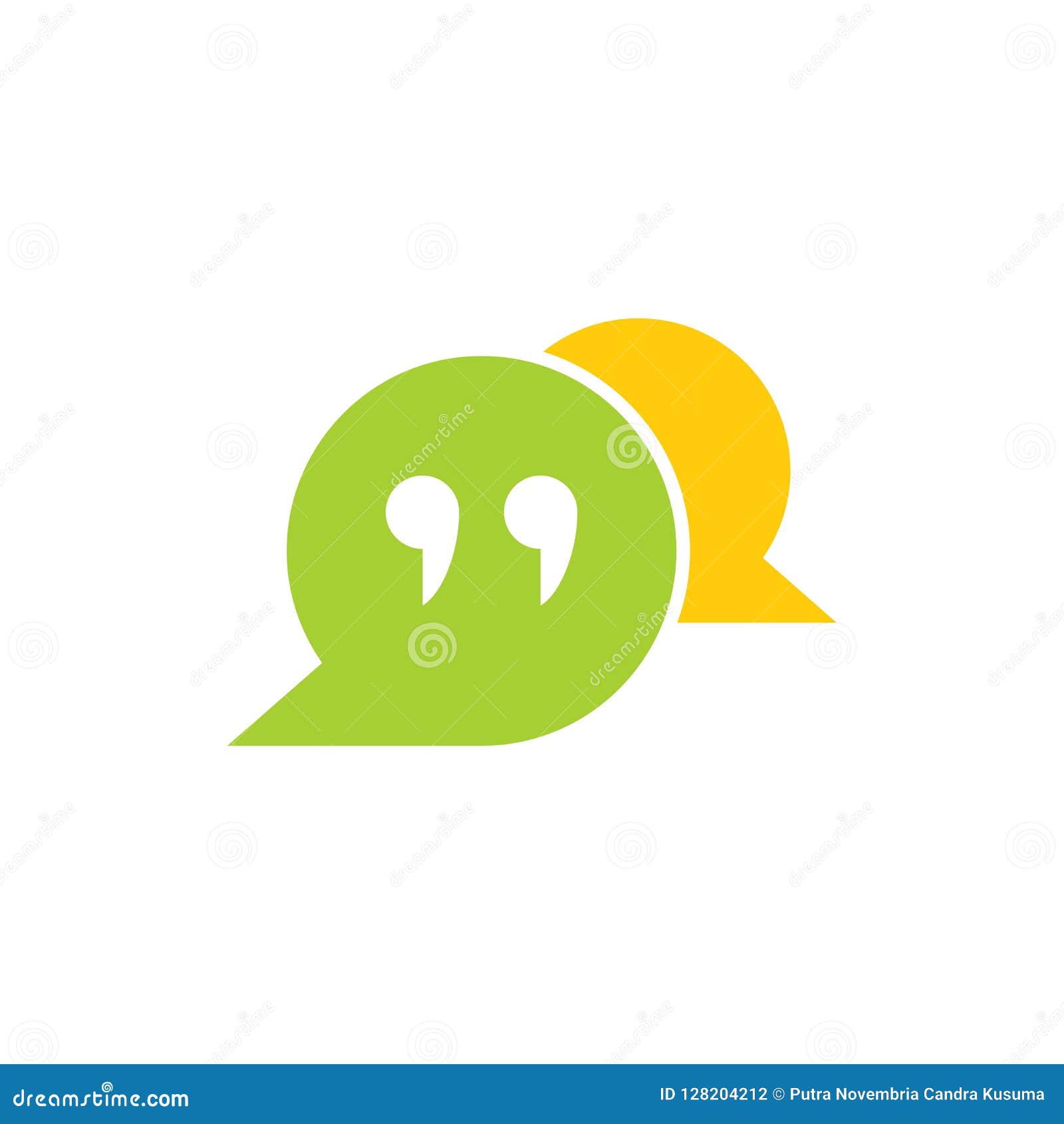 Talk Logo Icon Design stock vector. Illustration of concept - 128204212