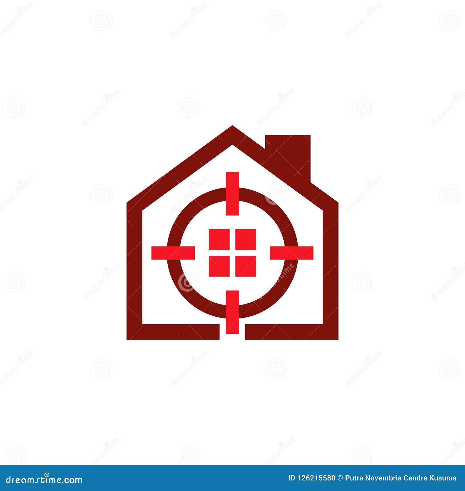 Target House Logo Icon Design Stock Vector - Illustration of challenge ...