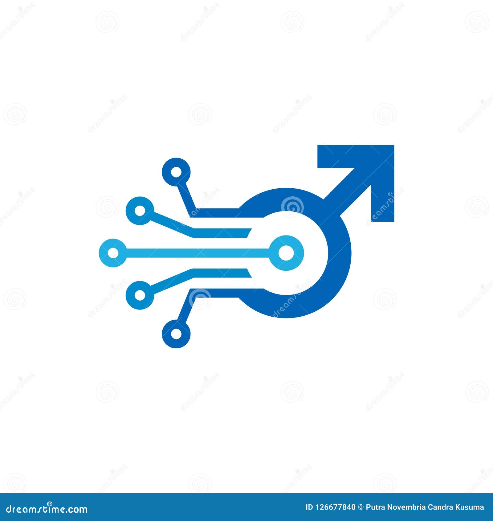 Tech Male Man Logo Icon Design Stock Vector - Illustration of digital ...