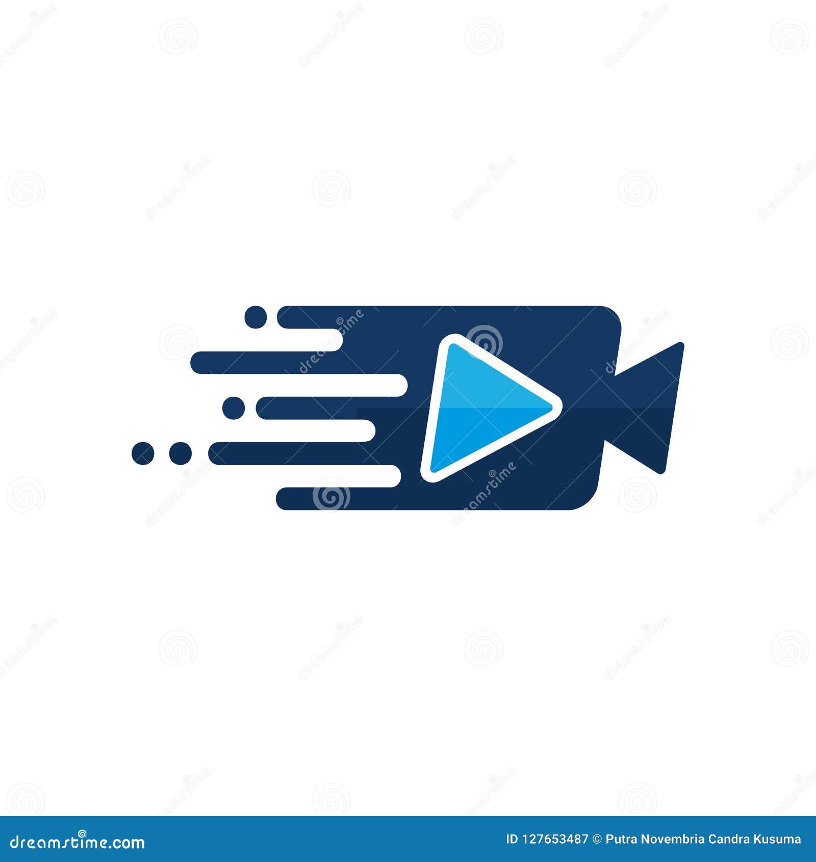 Video Speed Logo Icon Design Stock Vector - Illustration of identity ...