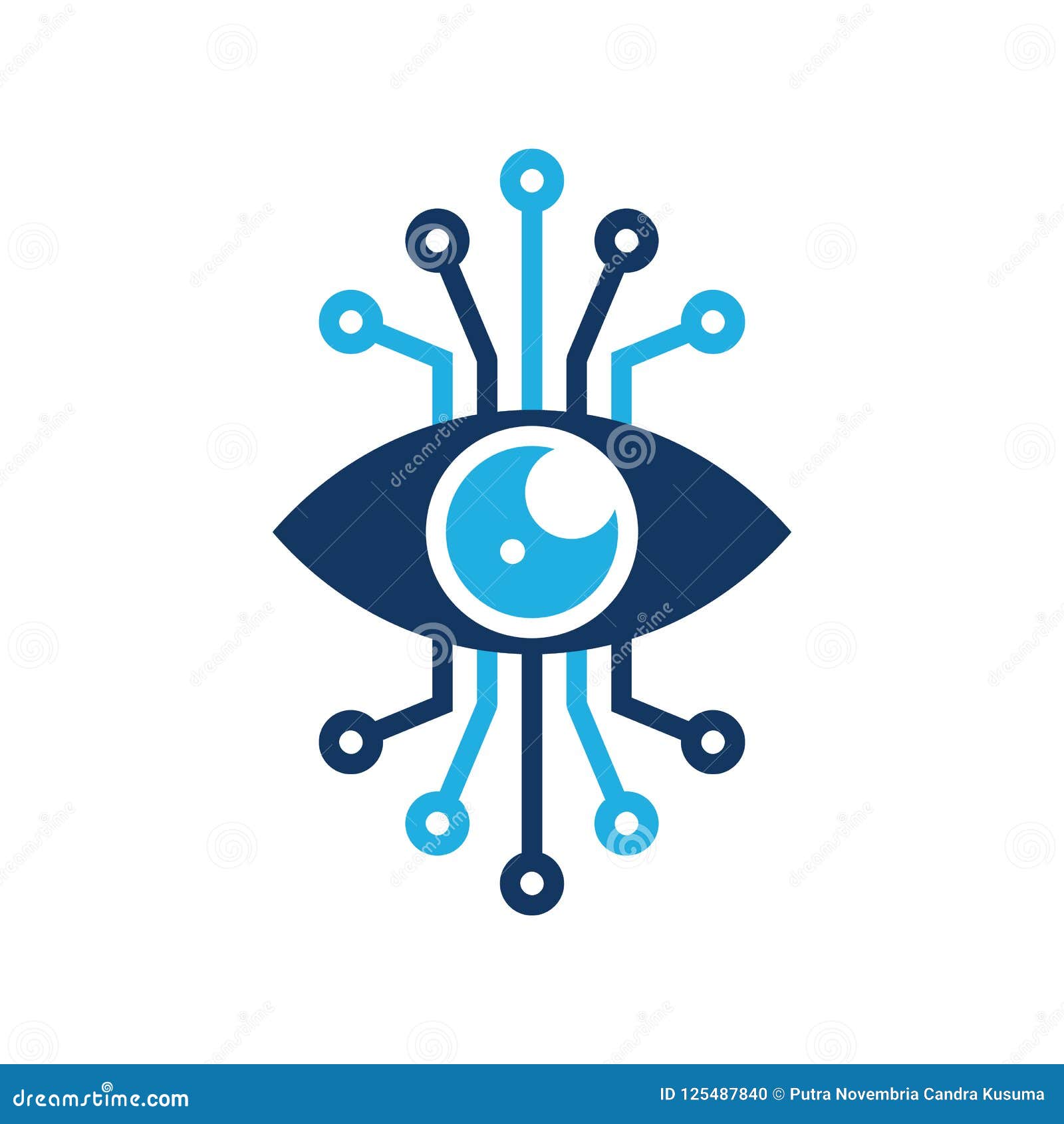 Vision Digital Logo Icon Design Stock Vector - Illustration of icon ...