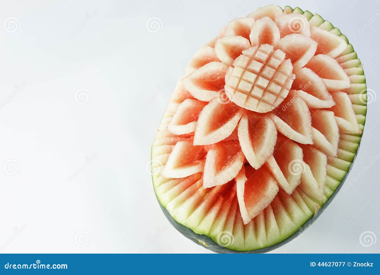 Design Carving Flower Watermelon Stock Image - Image of fresh, close ...
