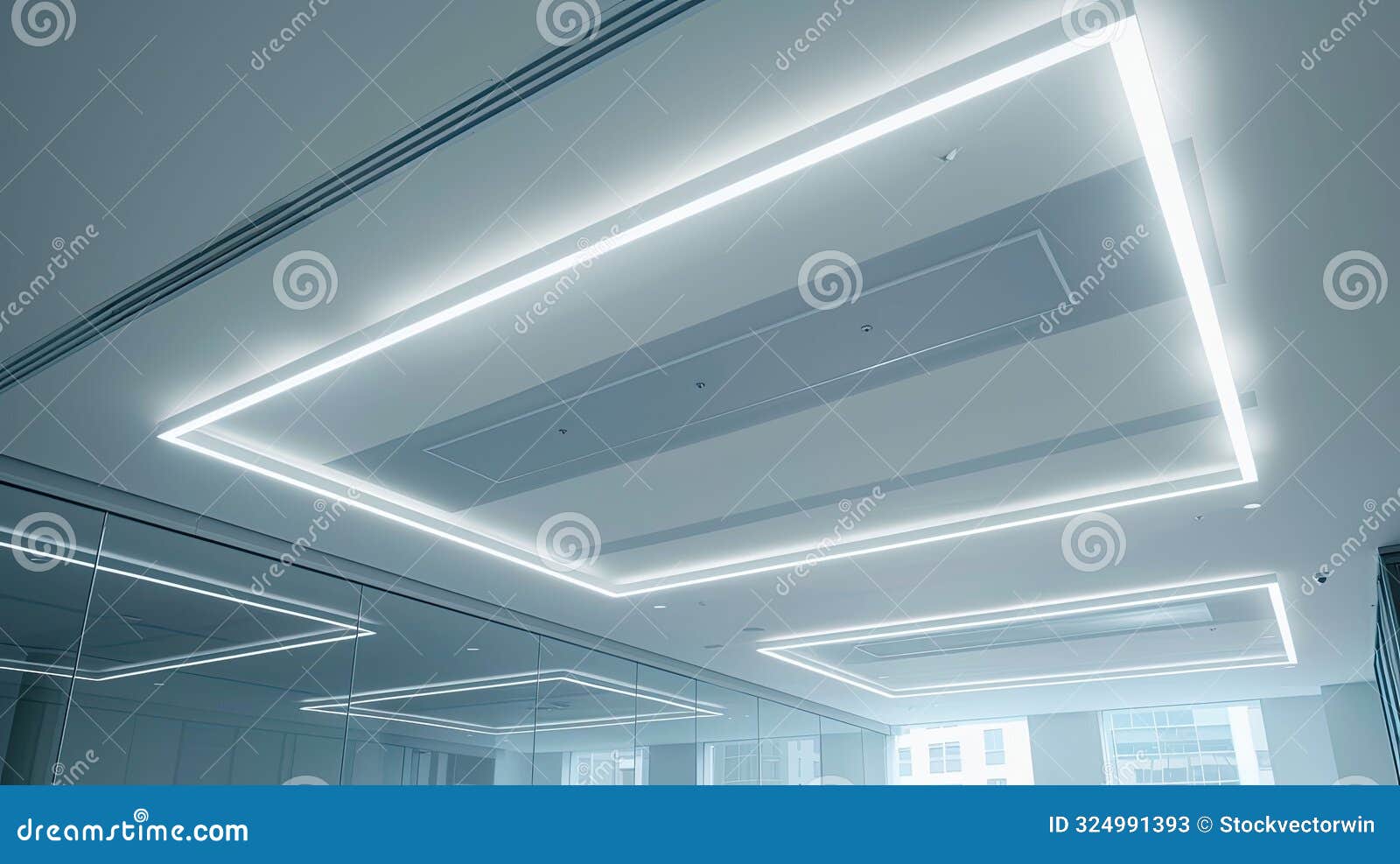 Design ceiling lighting stock illustration. Illustration of look ...