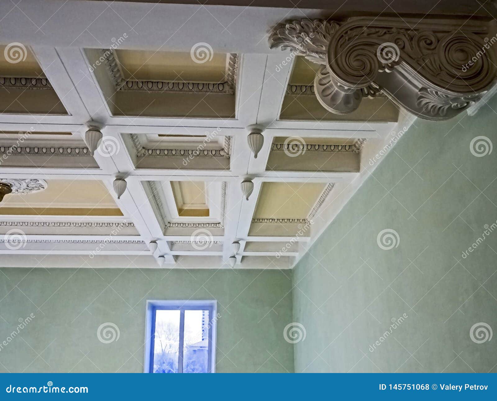 Design of the Ceiling of the Opera House Stock Photo - Image of ...