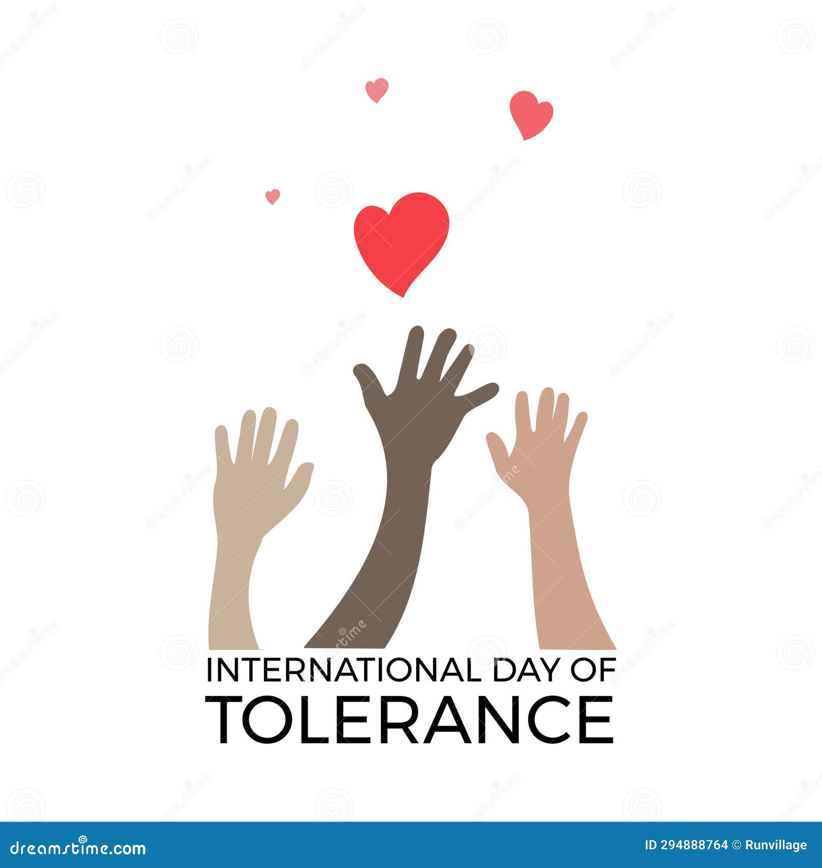 Design for Celebrating International Day of Tolerance Stock ...
