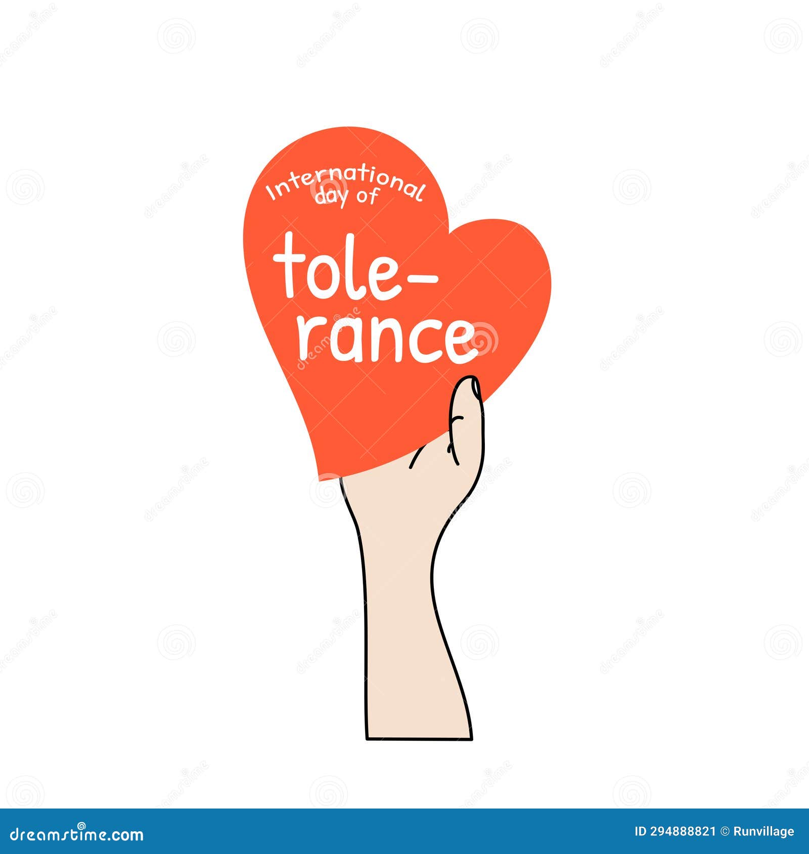 Design for Celebrating International Day of Tolerance Stock ...