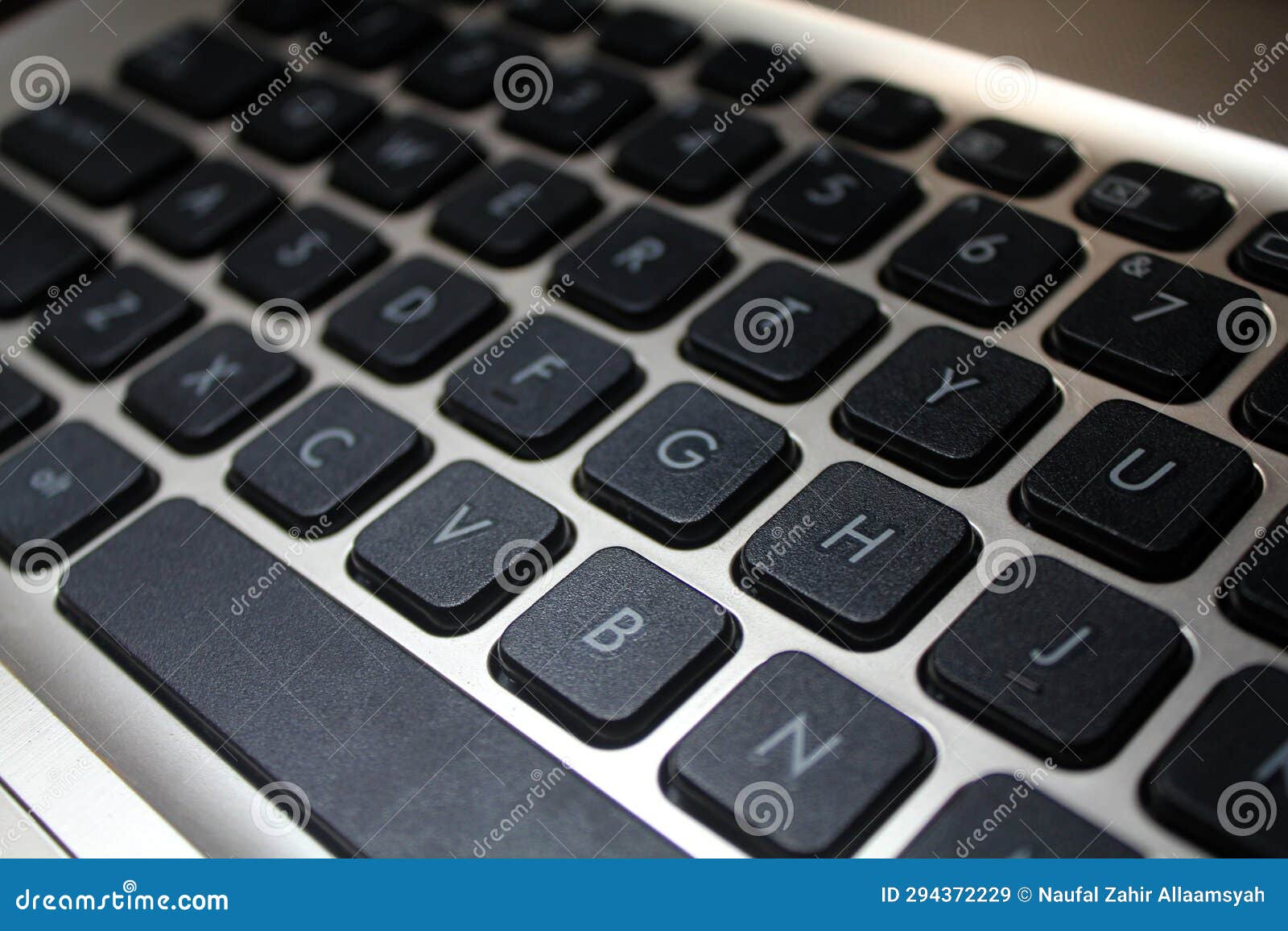 The Design of a Certain Brand of Laptop Keyboard. Stock Image - Image ...