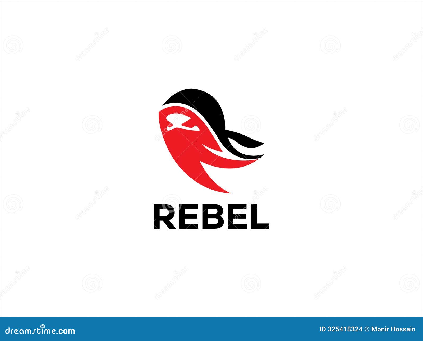 Rebel Logo Design,creative Rebel Logo Stock Illustration - Illustration ...