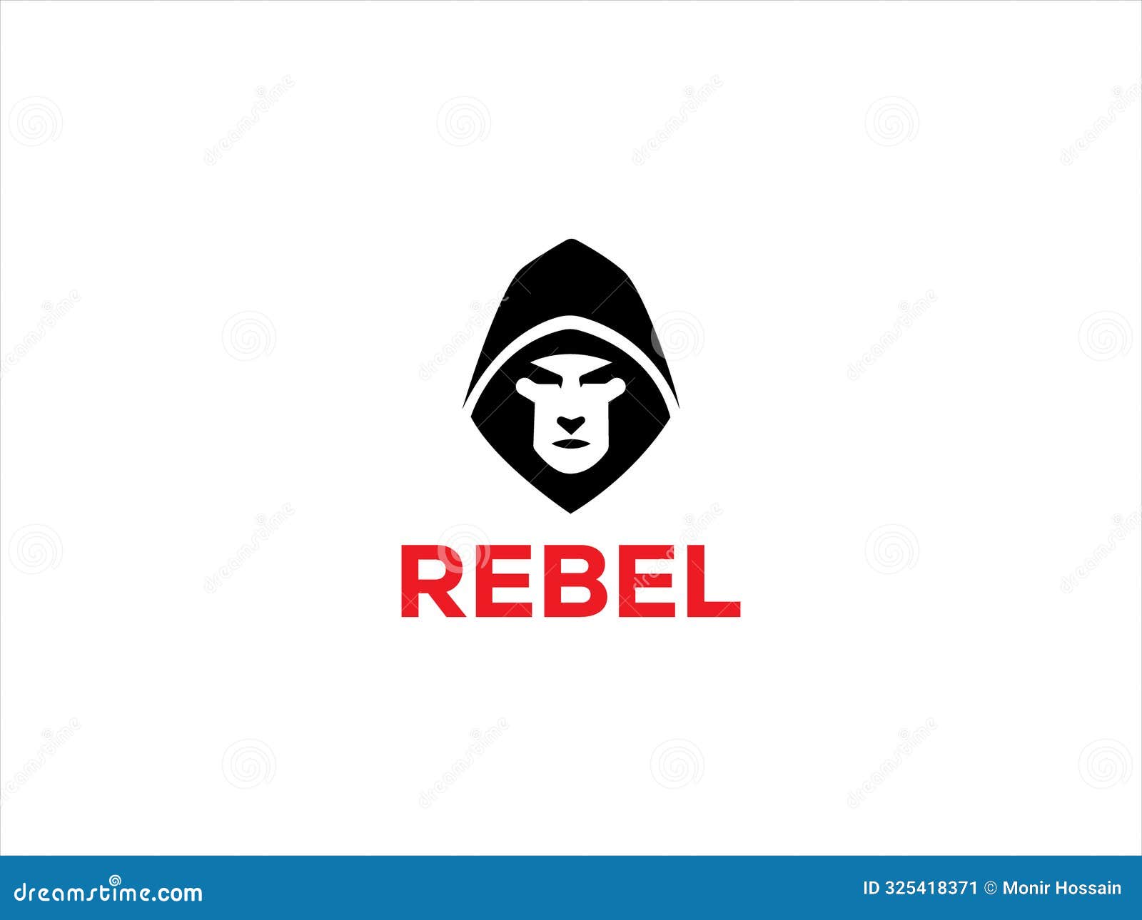 Rebel Logo Design,creative Rebel Logo Stock Illustration - Illustration ...