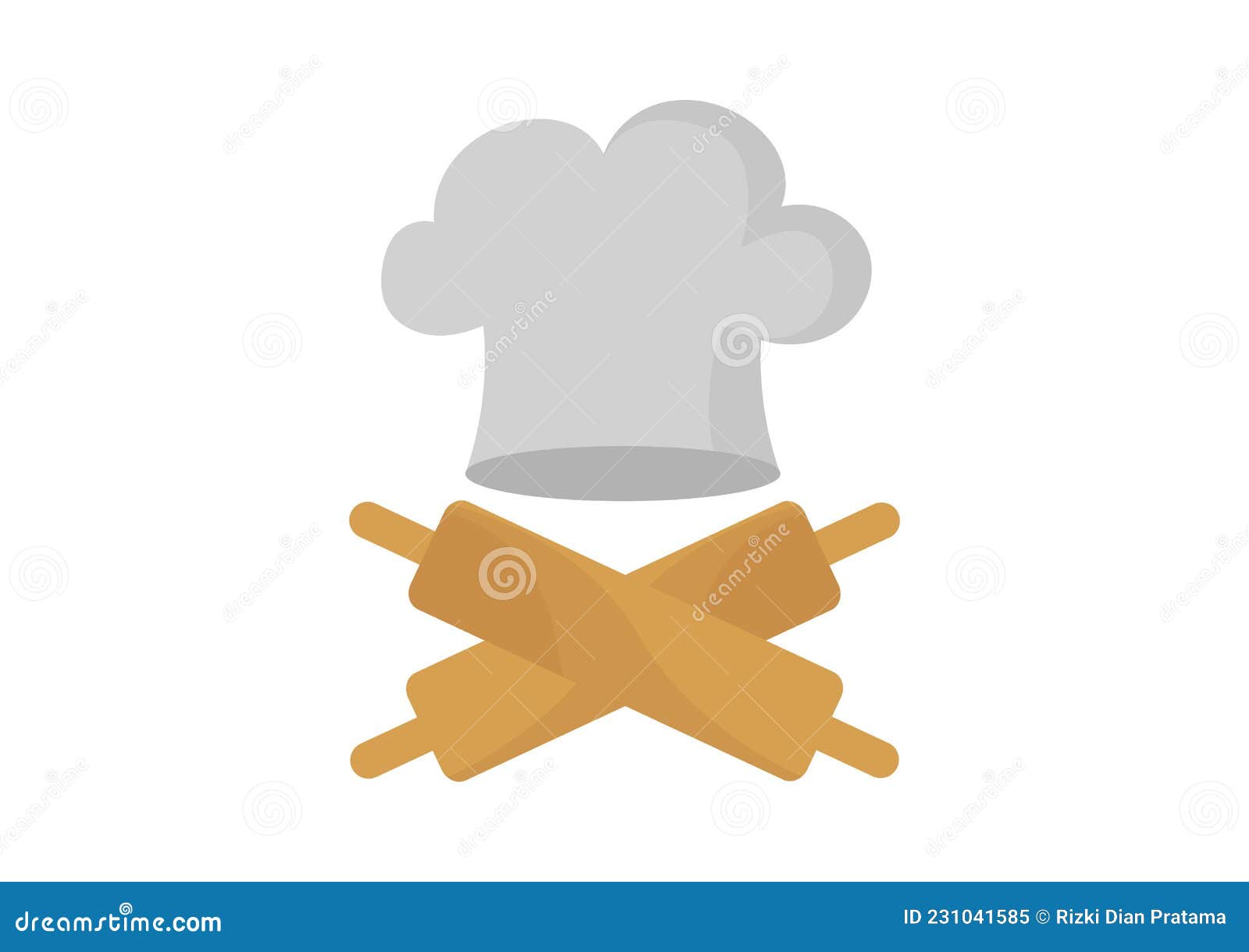 Design with a Chef Theme with a Simple and Modern Design 2 Stock Vector ...