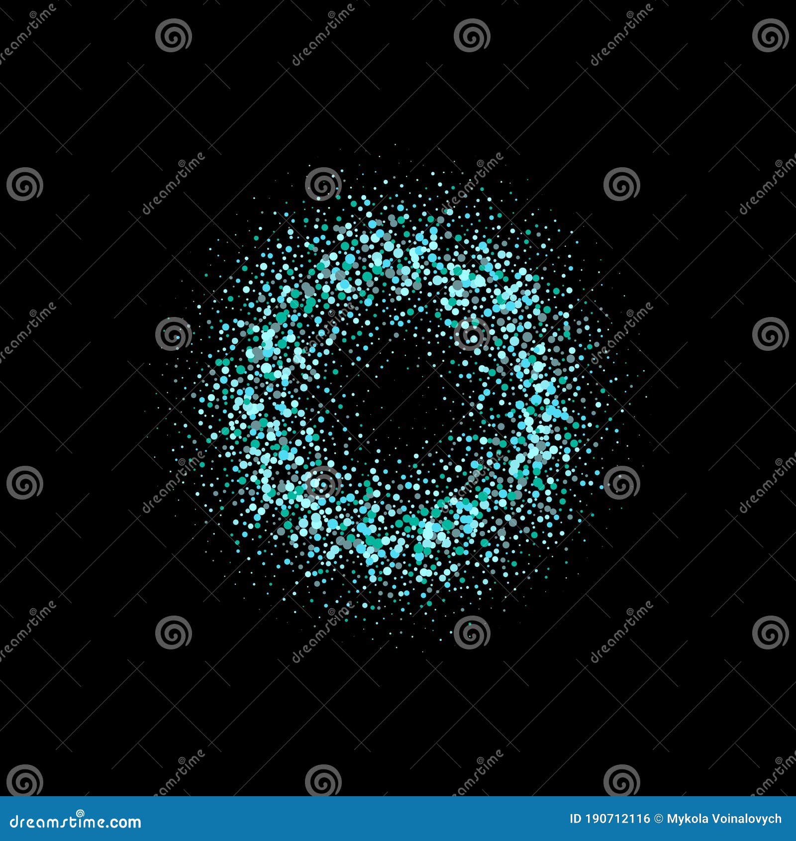 Design Circle with Dust Particles Vector Background. Vector Eps10 Stock ...