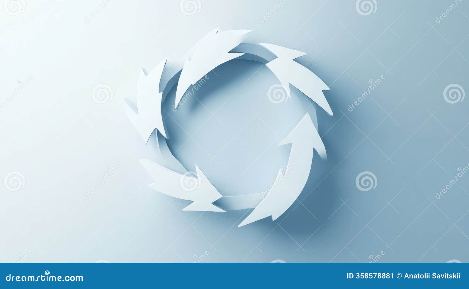 Design of Circular Arrows in a Minimalist Style Symbolizing Efficiency ...