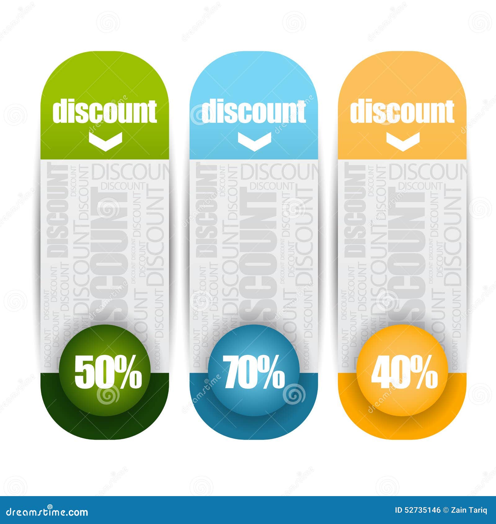 Design Clean Discount Banners Template/graphic or Website Layout. Stock ...