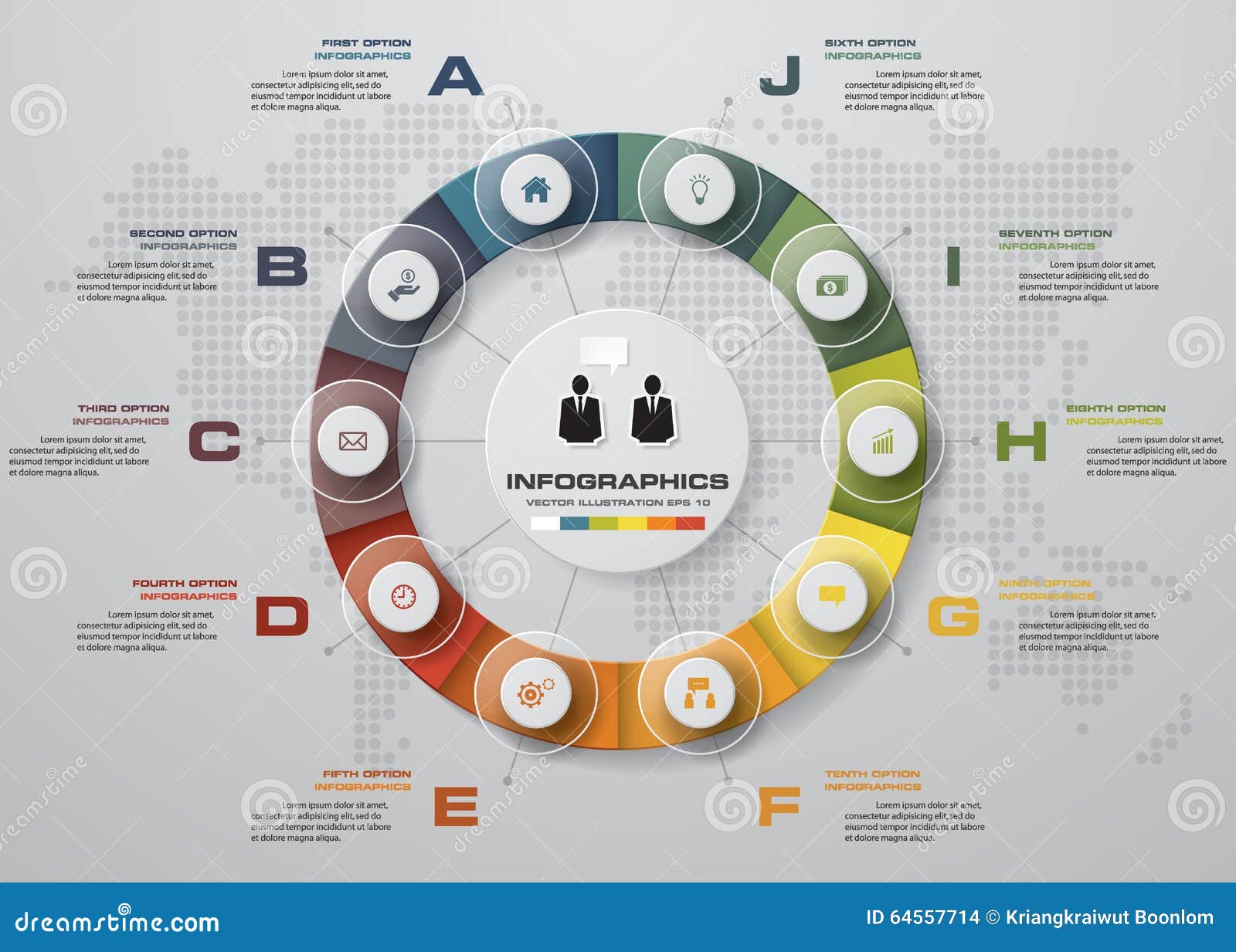 3 Steps Chart Layout For Sample Text&data. Design Clean Template ...