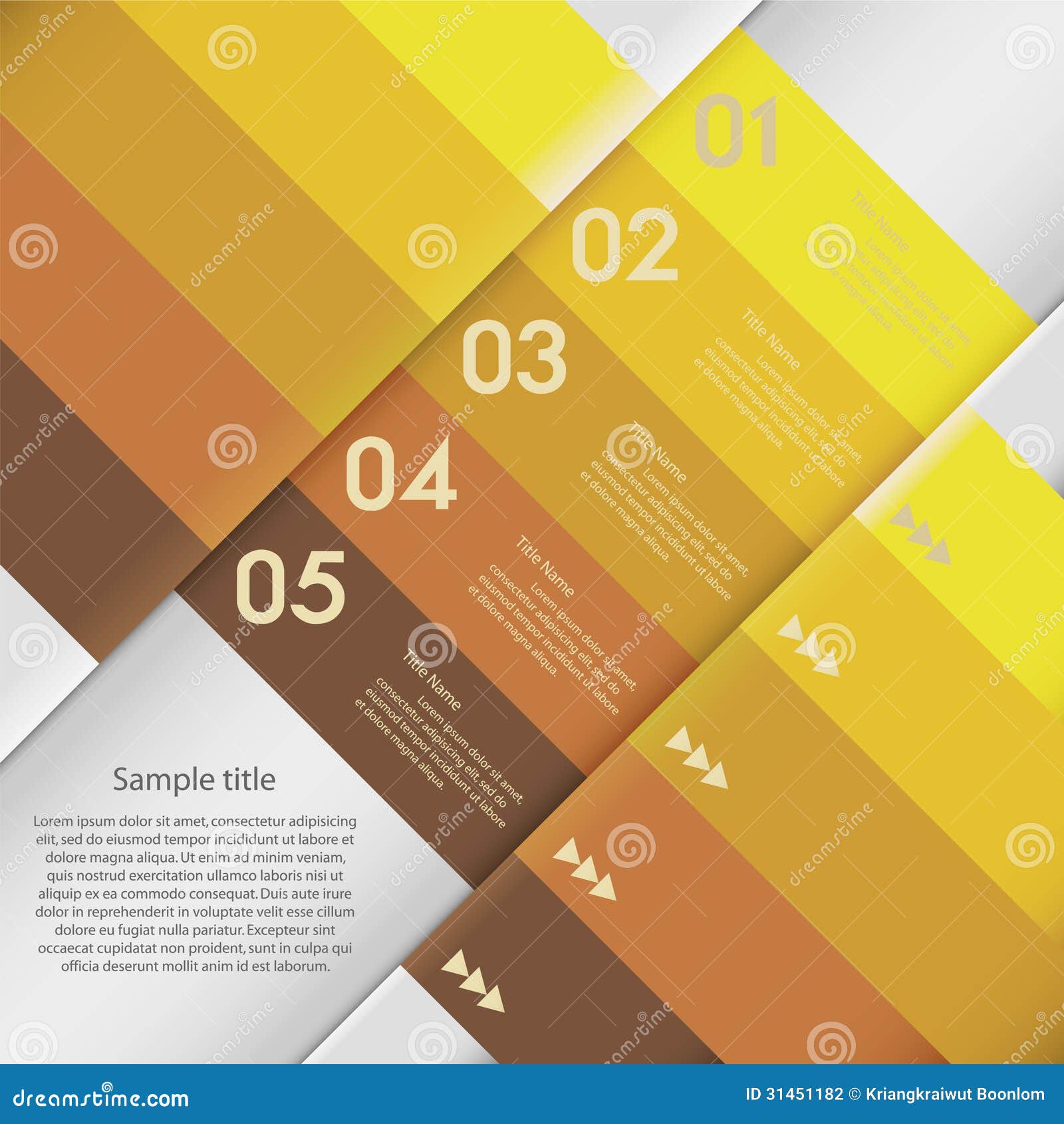Design Clean Number Banners Template/graphic or Website Layout. Stock ...