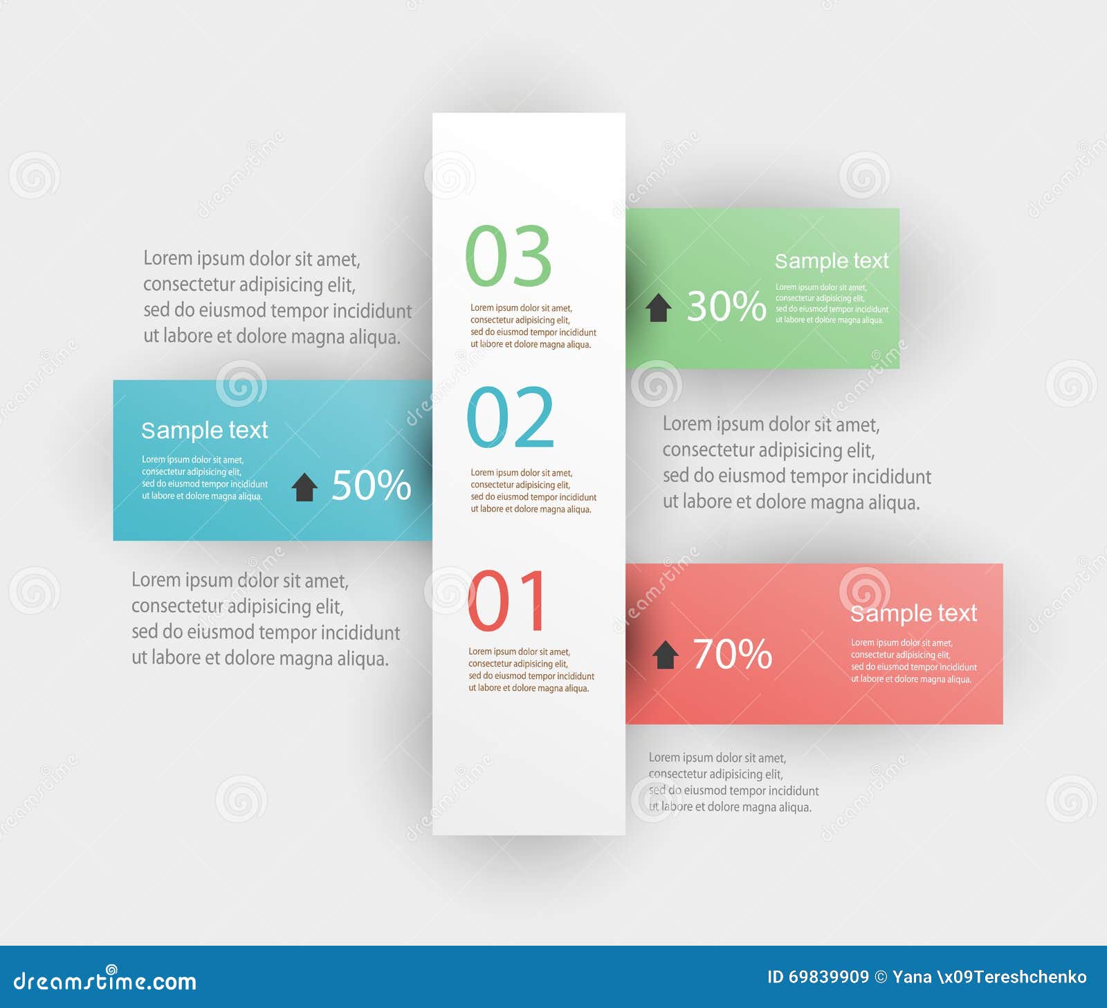 Design Clean Number Banners Template/graphic or Website Layout Stock ...