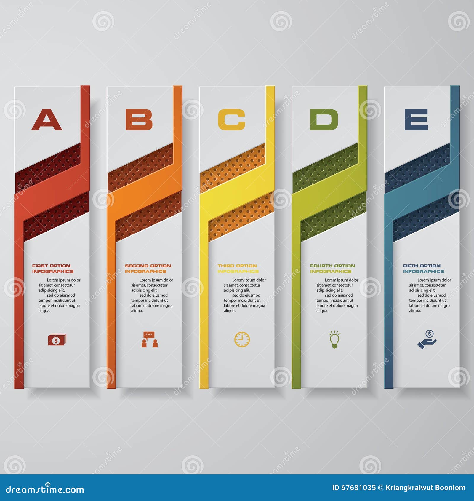 Design Clean Number Banners Template. Vector. Stock Vector ...