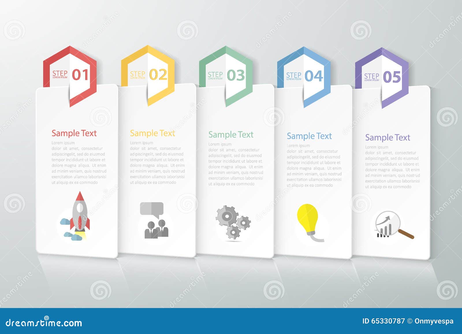 Design Clean Template Infographic. Can Be Used for Workflow, Layout ...