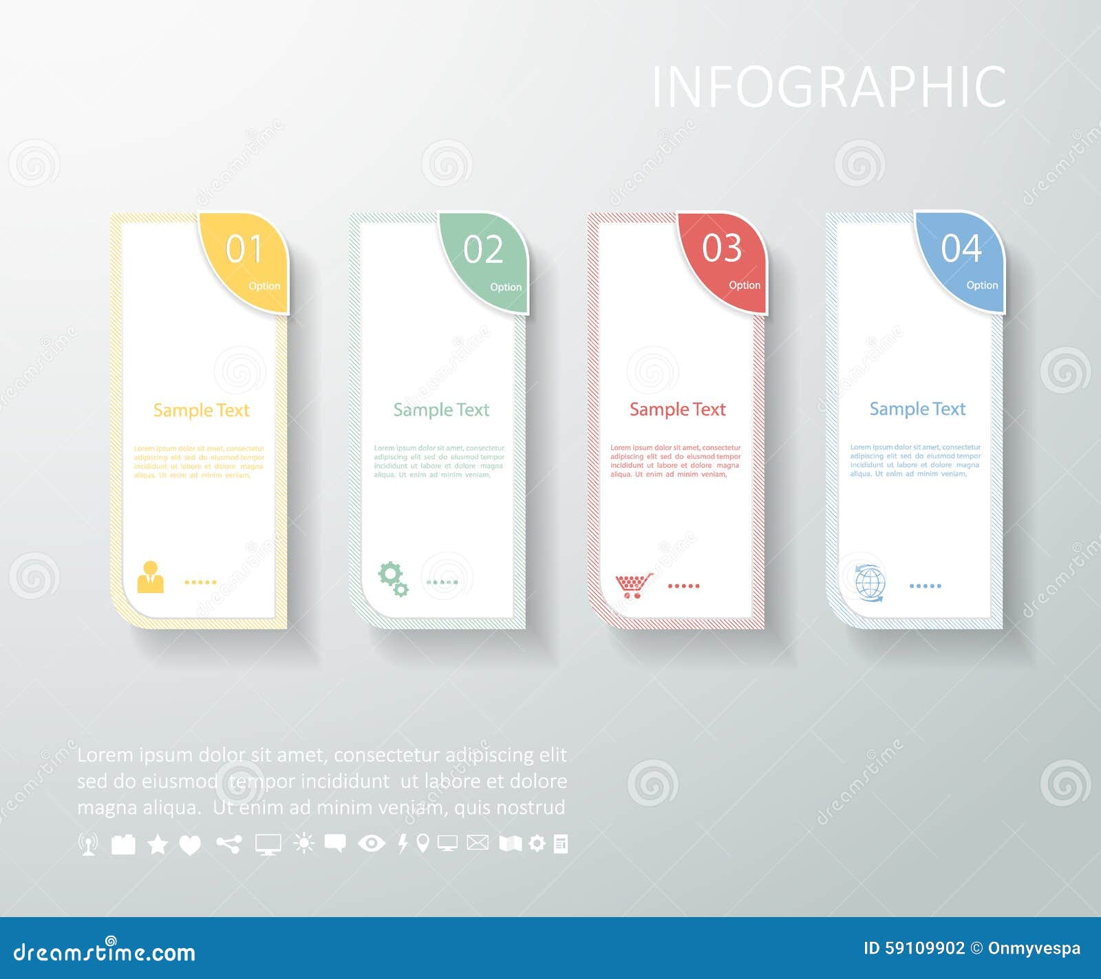 Design Clean Template/infographic. Vector Eps10 Stock Vector ...