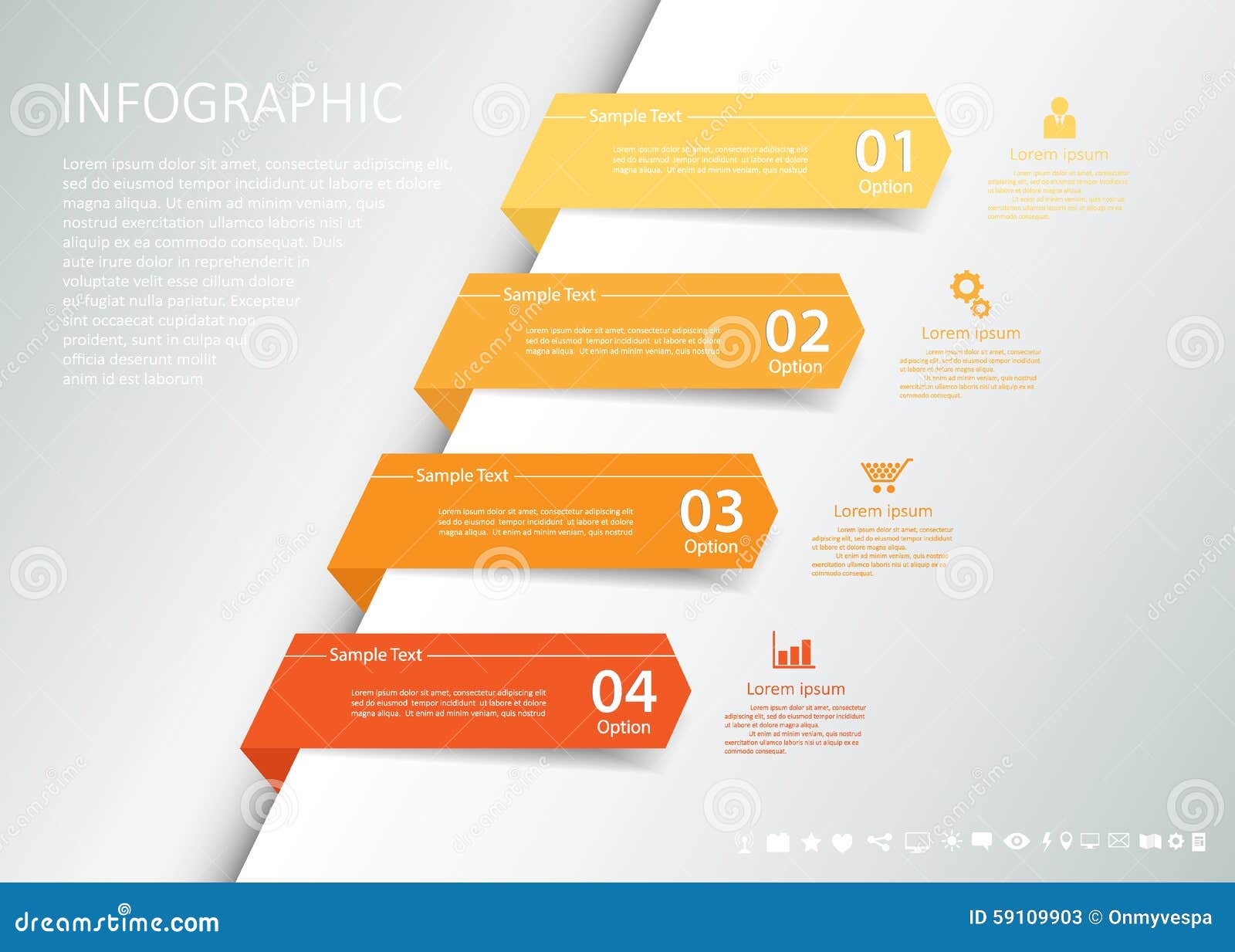 Design Clean Template/infographic. Vector Eps10 Stock Vector ...