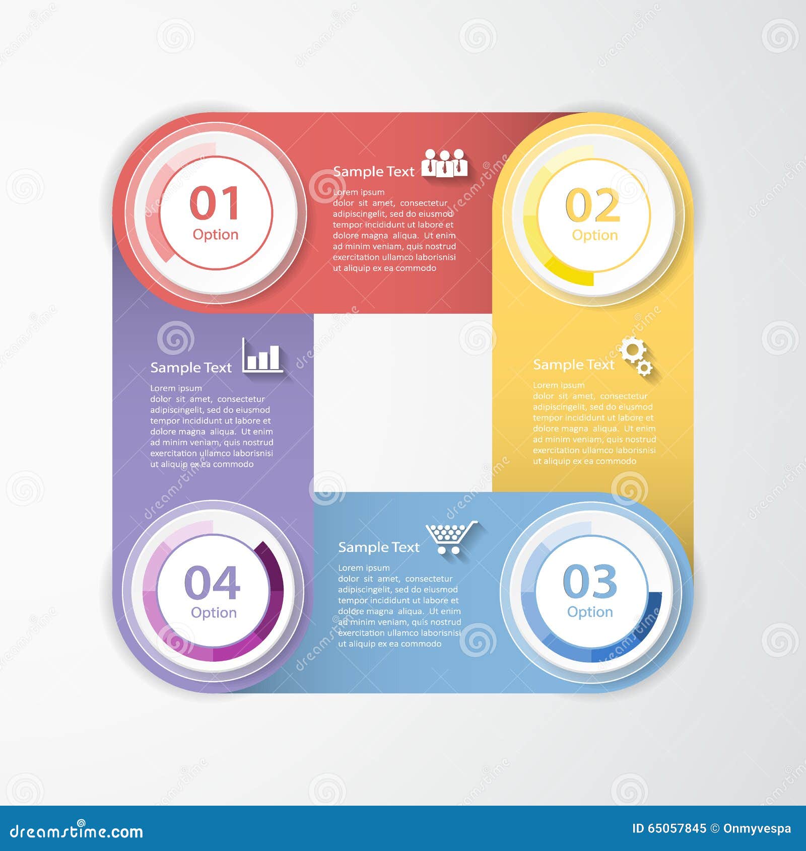 Design Clean Template Infographic. Stock Vector - Illustration of icons ...