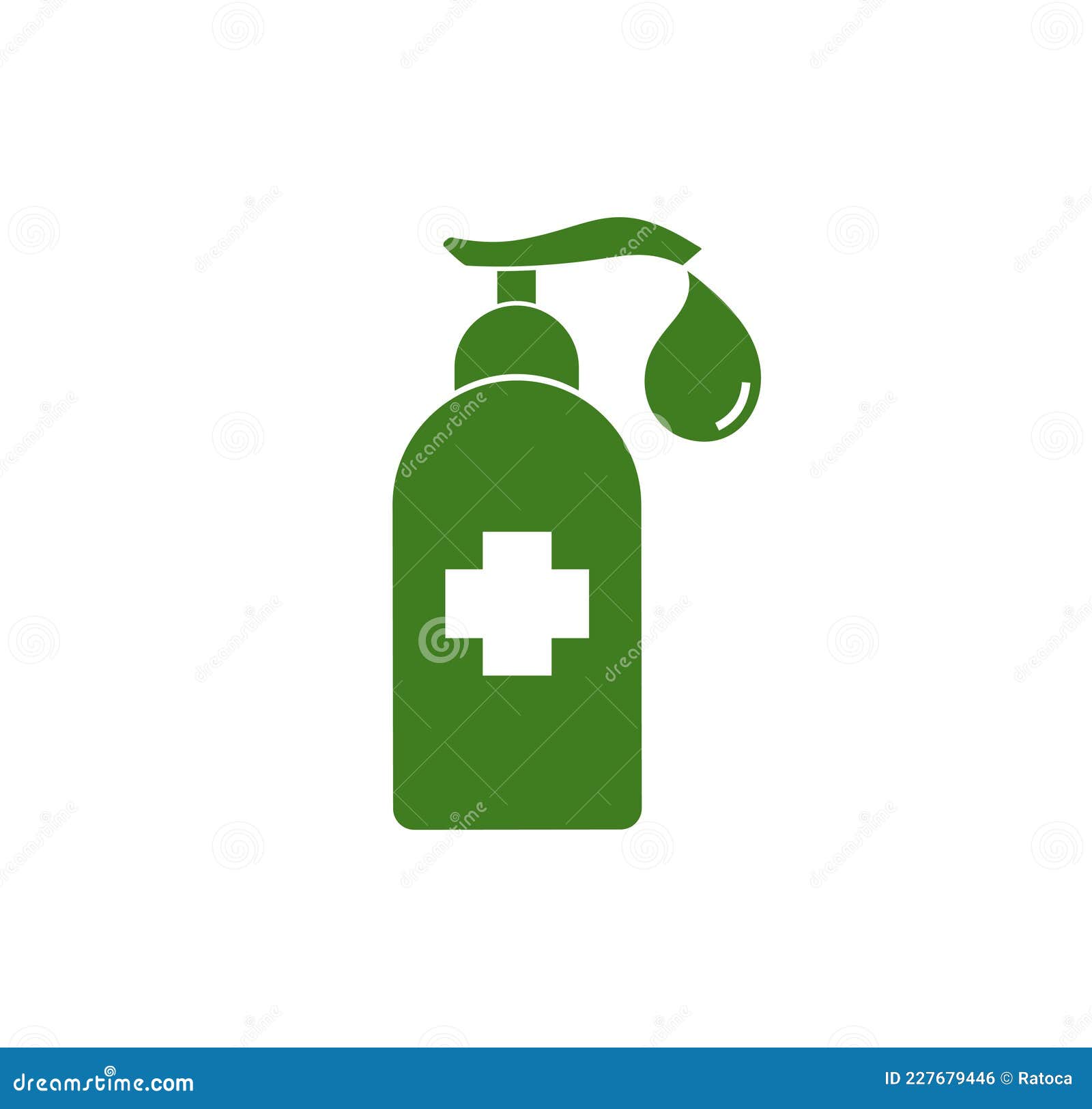 Design of Cleaning Gel Symbol Stock Vector - Illustration of hygiene ...