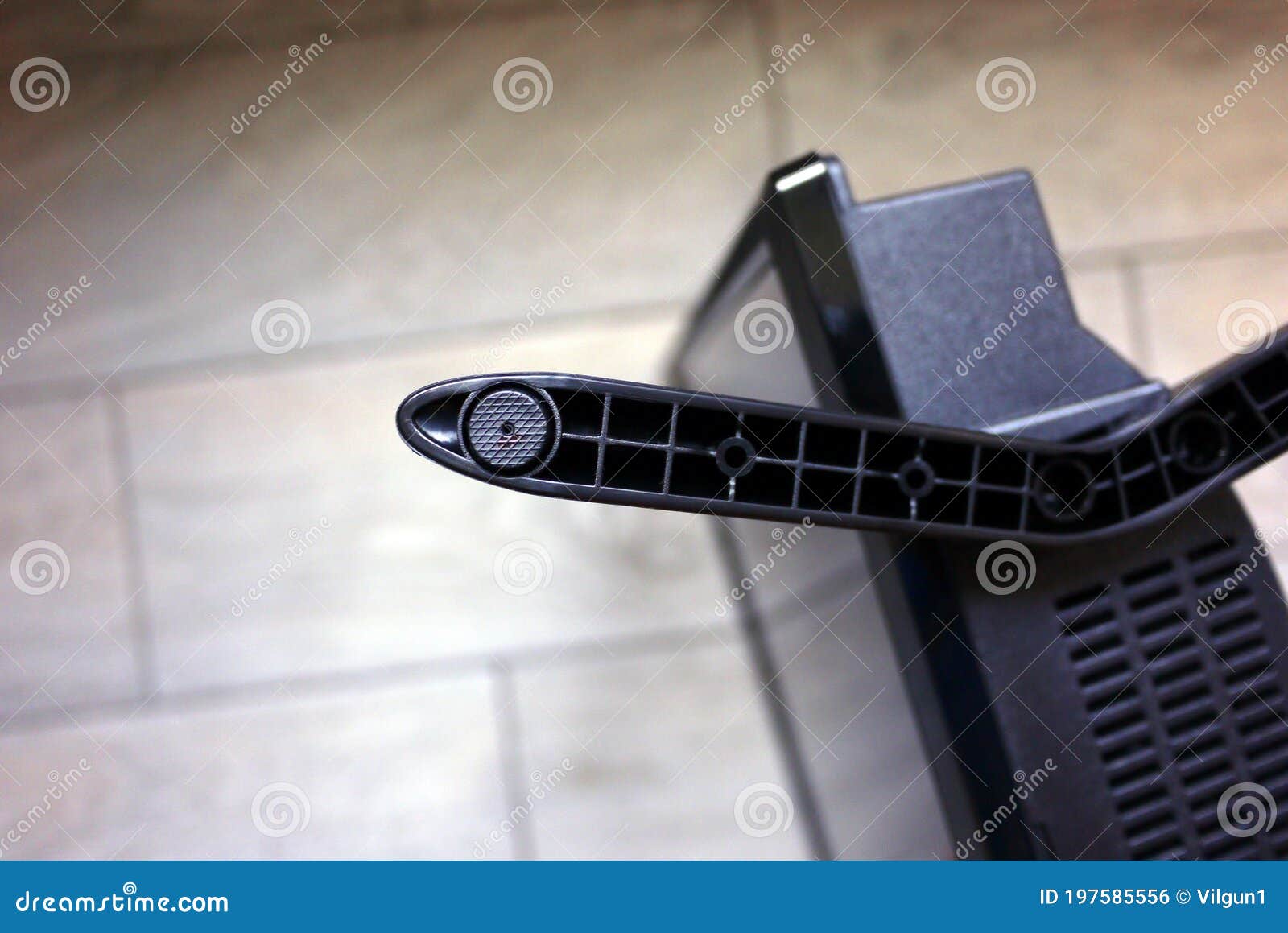 Design and Close-up of a Modern LED TV. Stock Photo - Image of display ...