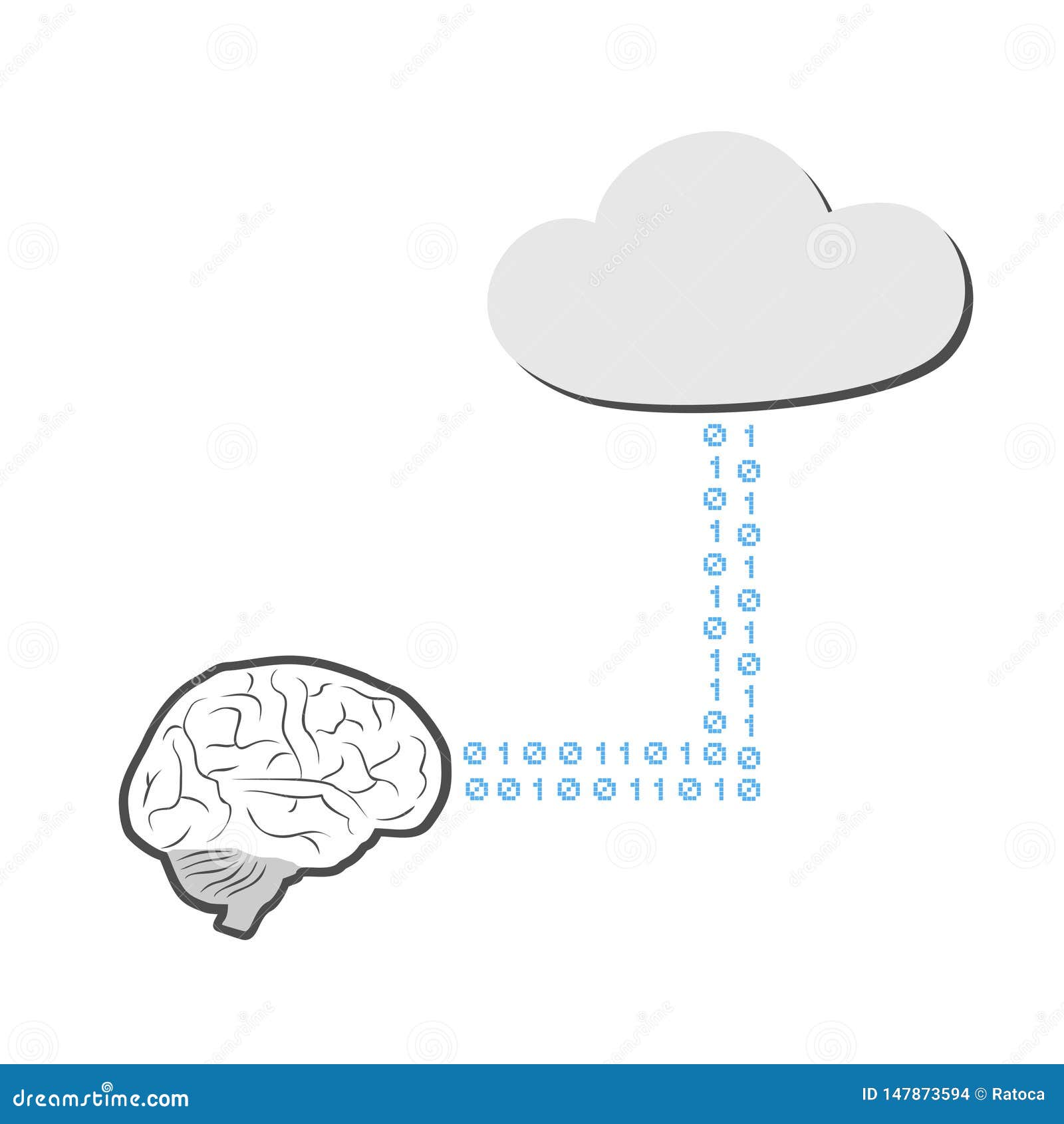 Design of cloud data stock vector. Illustration of internet - 147873594